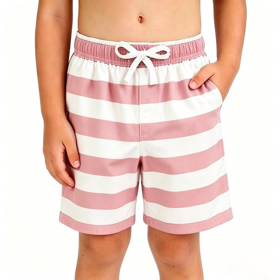 Boys Color Print Athletic Shorts Lightweight Casual Sportswear Summer ...