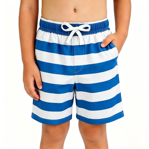 Boys Color Print Lightweight Athletic Shorts for Everyday Casual ...