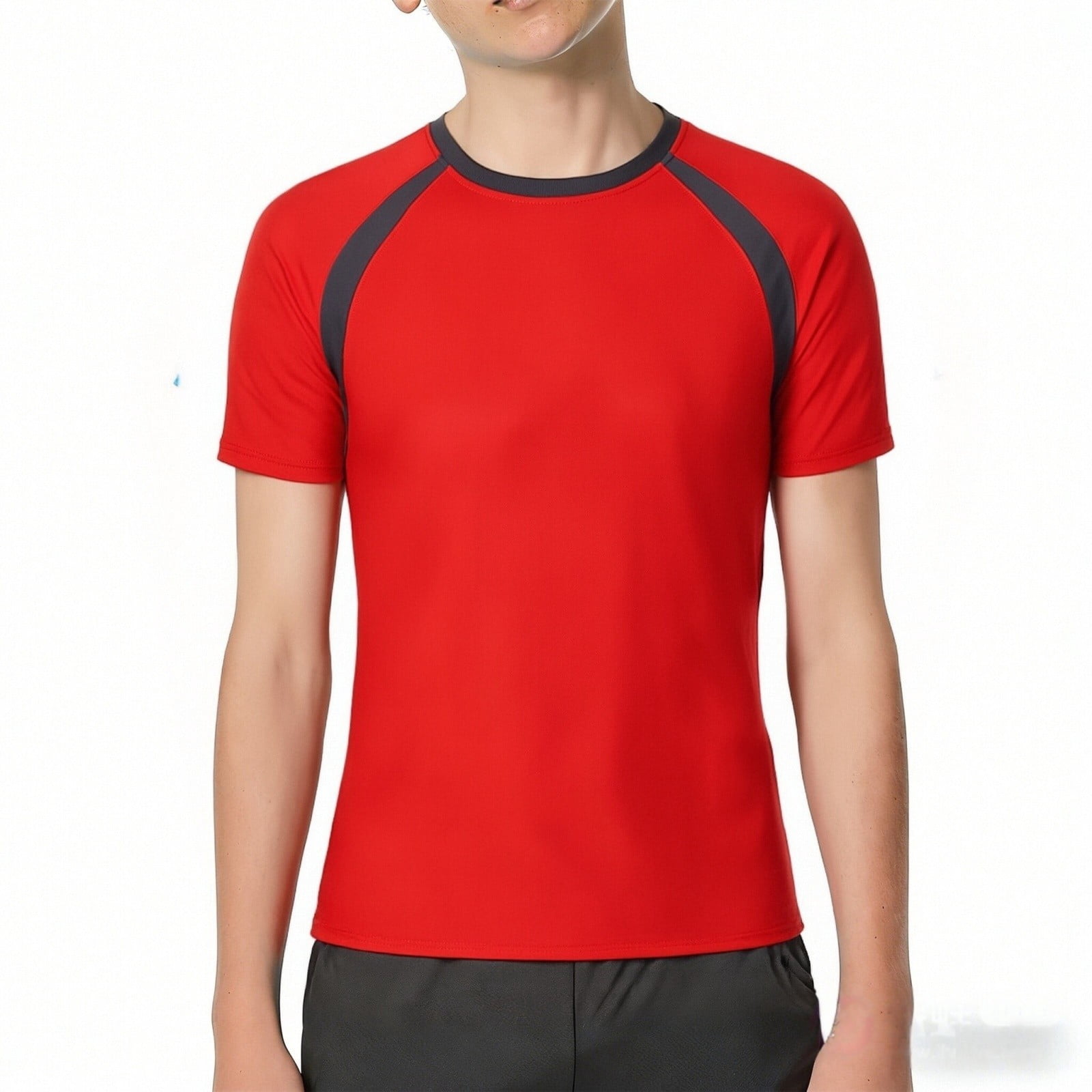 Boys Compression Shirt Short Sleeve Youth Athletic Undershirt Quick Dry ...