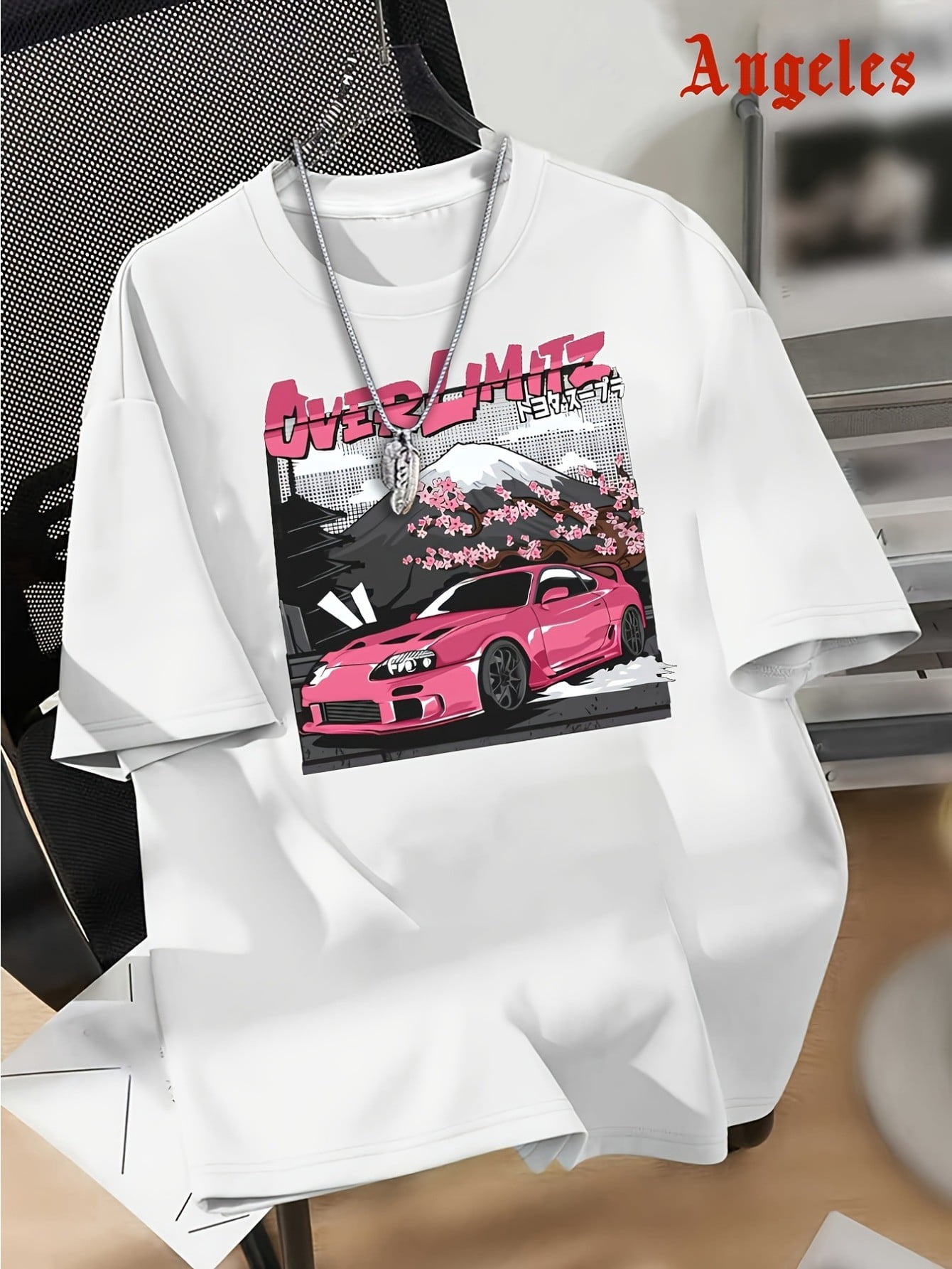 Boys' Cool Car Graphic T-Shirt - Black Short Sleeve with Sports Car ...