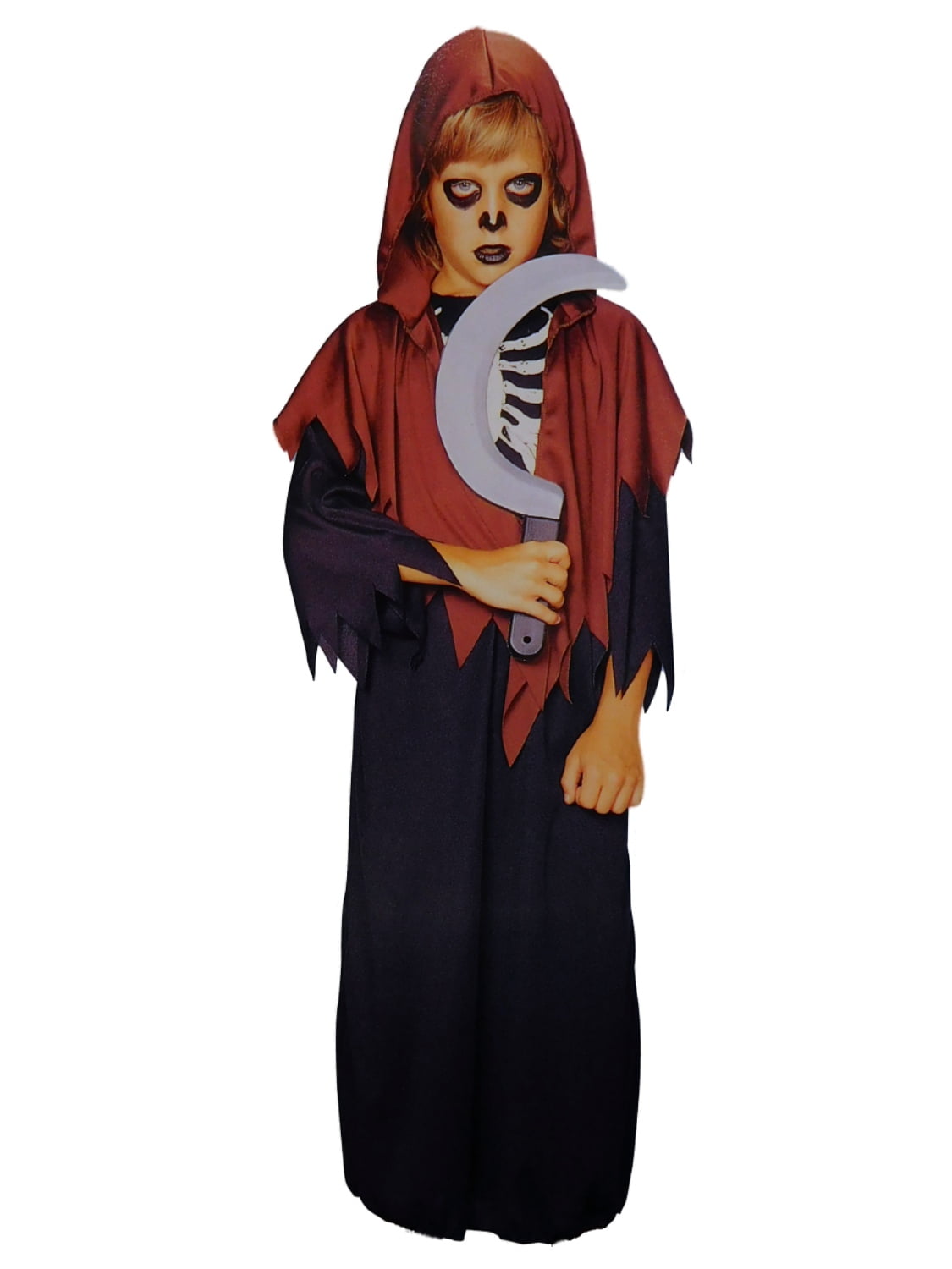 Boys Corpse Halloween Costume Robe, Belt & Headpiece 5-7 - Walmart.com