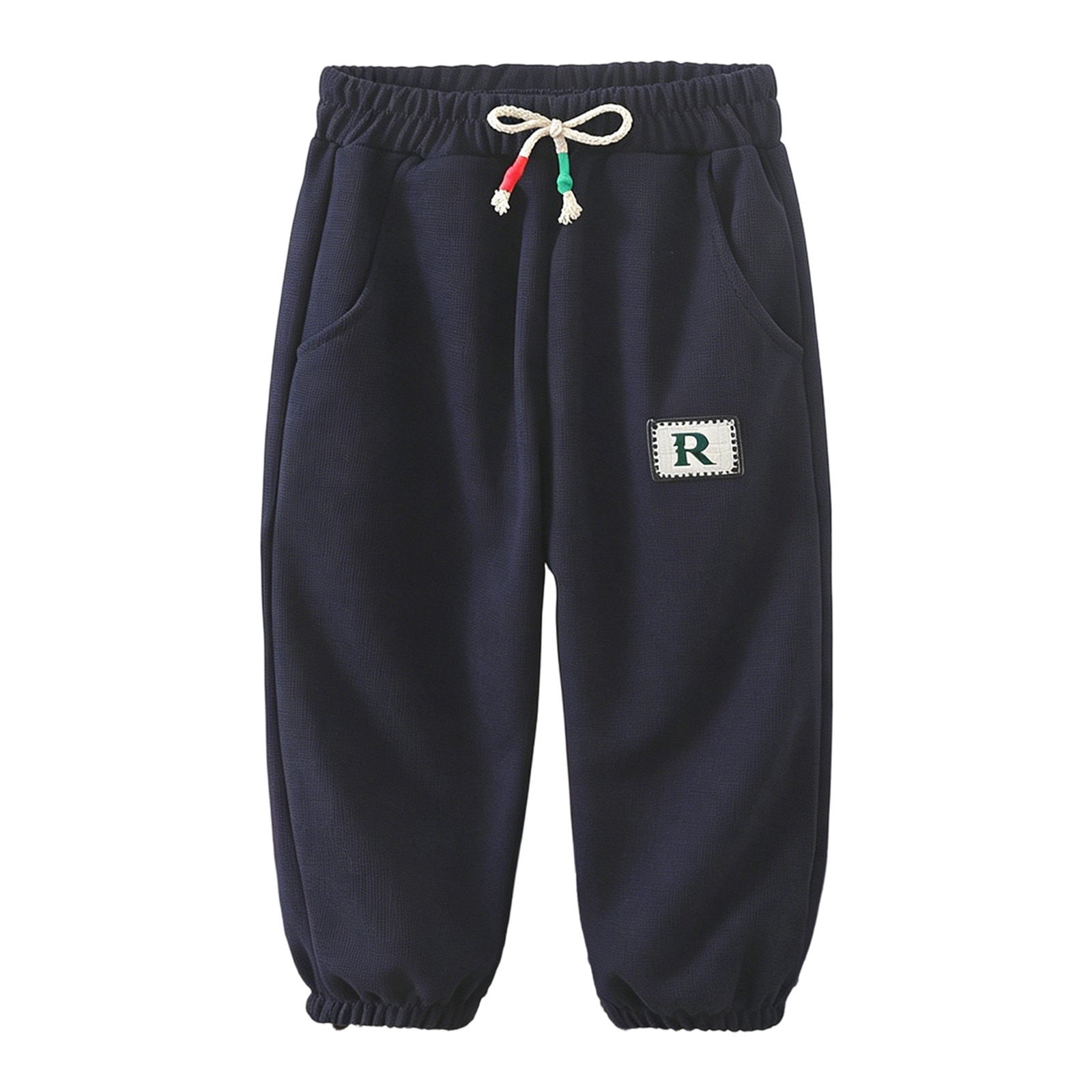 Boys Cotton Sweatpants Baggy Loose Casual Joggers Elastic Waist ...