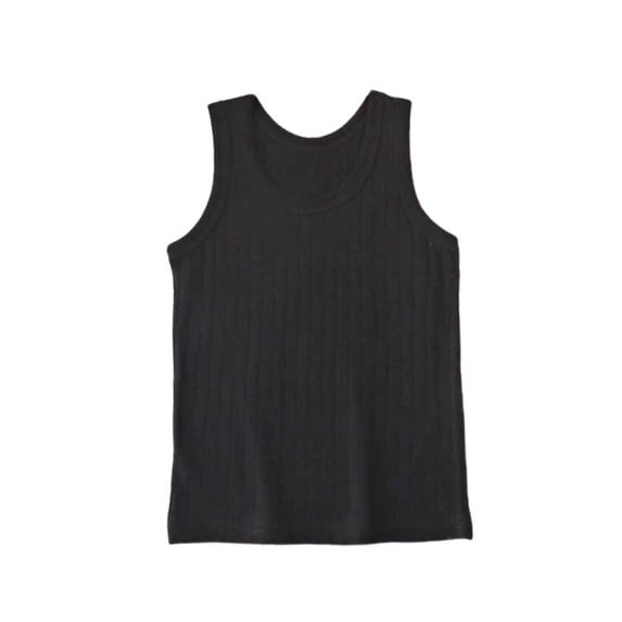 Boys' Cotton Tank Tops Teen Ribbed Athletic Undershirts Basic Crew Neck ...