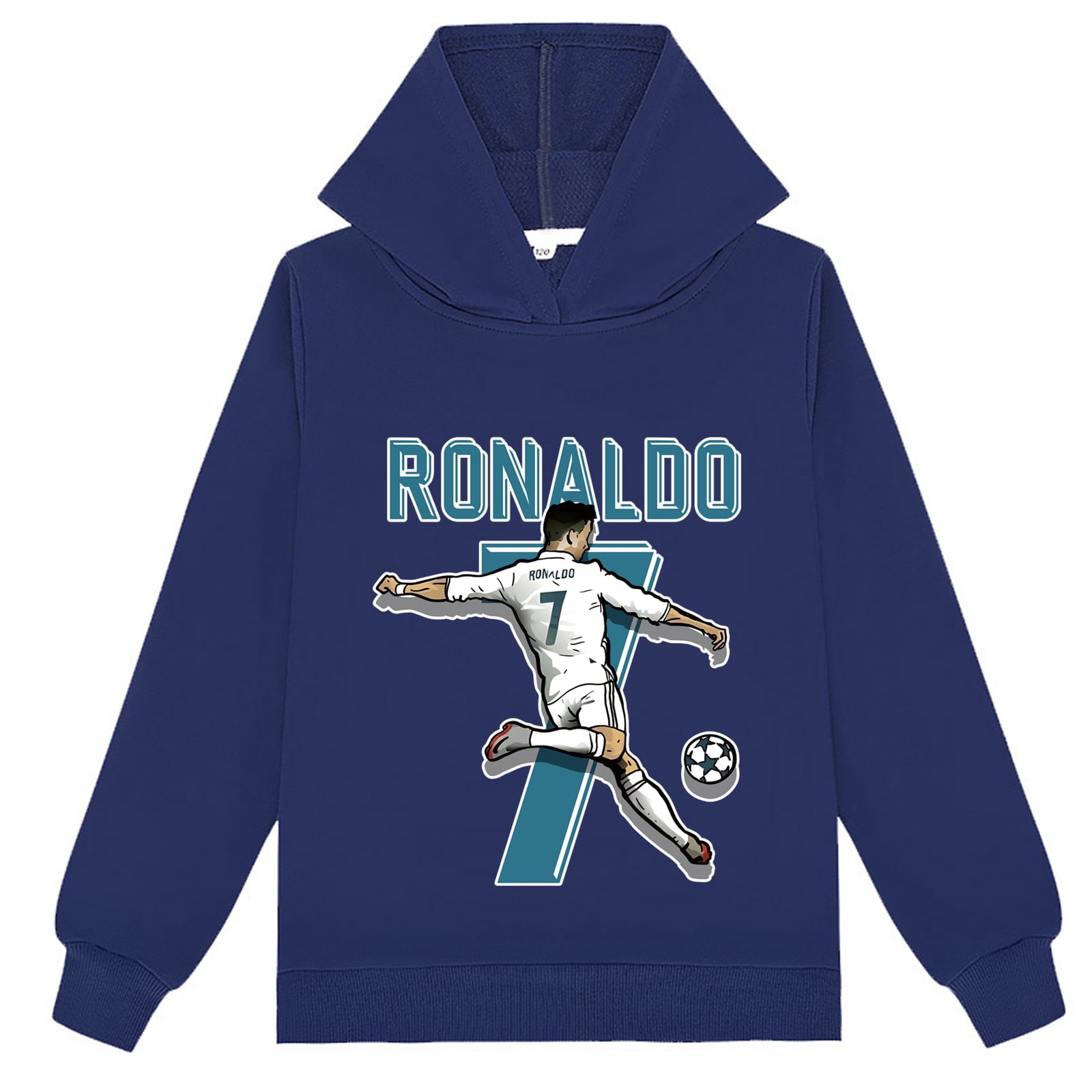 Boys Cristiano Ronaldo Hoodie Pullover Cotton Sweatshirt Kids Fashion ...