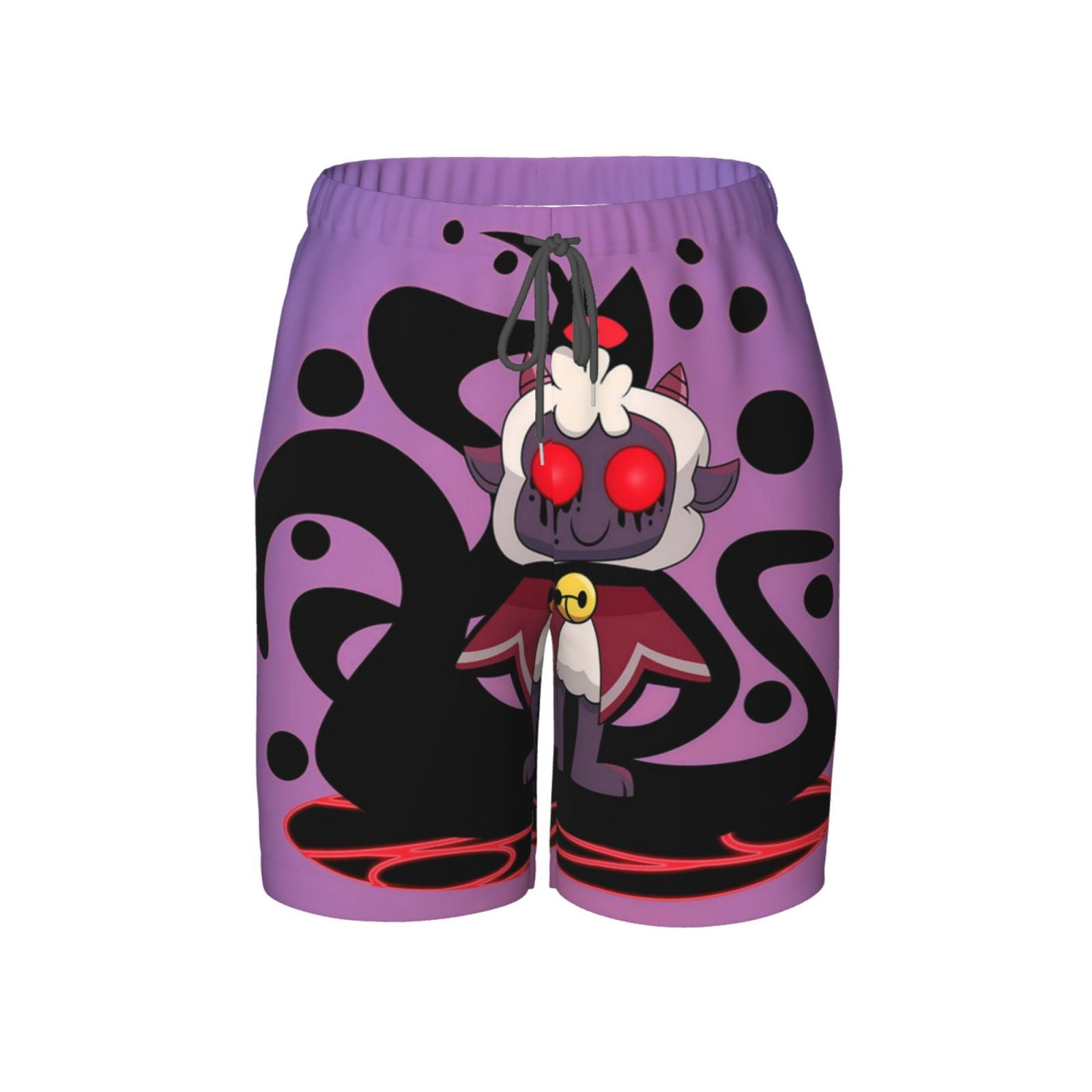 Boys Cult Of The Lamb Swim Trunks With Mesh Liner Kids Cartoon Quick ...