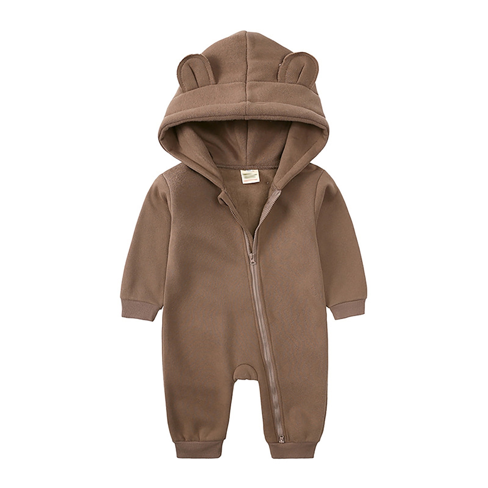 Boys Cute Rompers Funny Cartoon Girls Hooded Outfits Romper Baby Soft ...