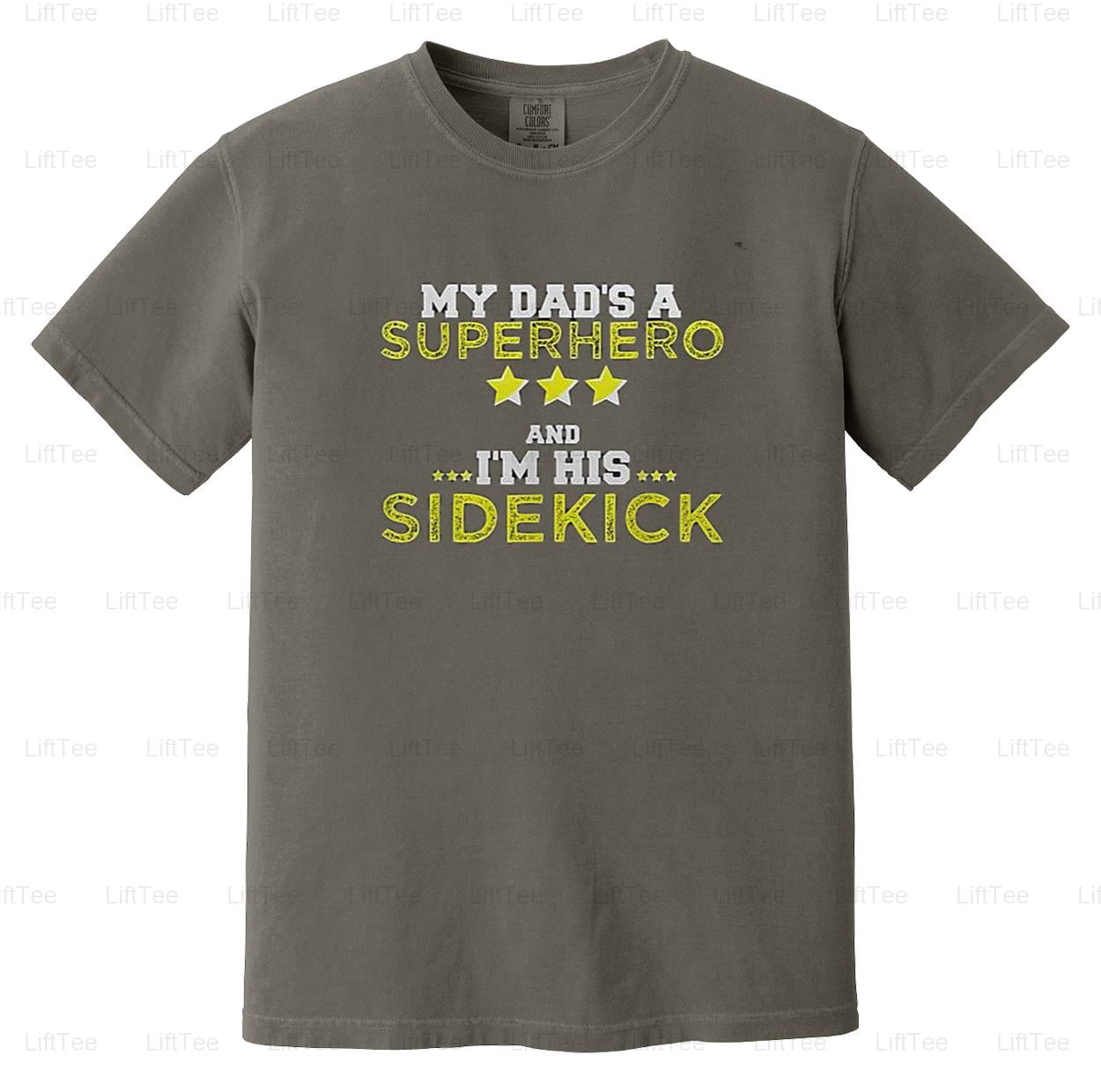 Boys Dads Are Superhero I'm Sidekick Father's Day Son Family Love Hero ...