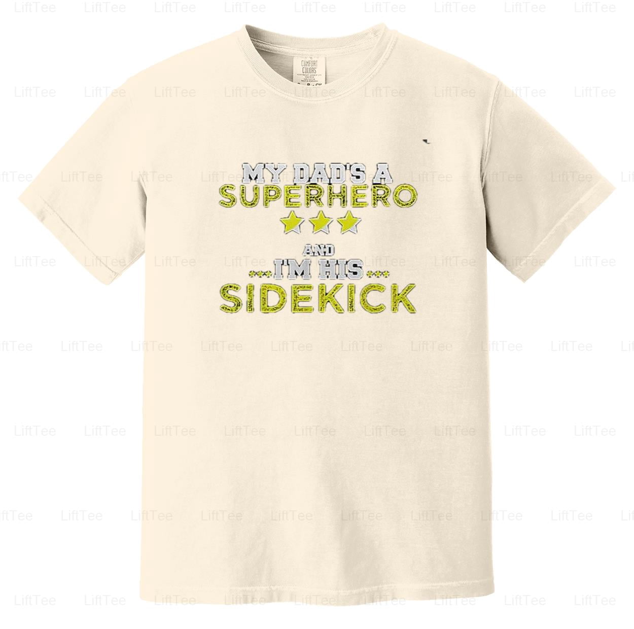 Boys Dads Are Superhero I'm Sidekick Father's Day Son Family Love Hero ...
