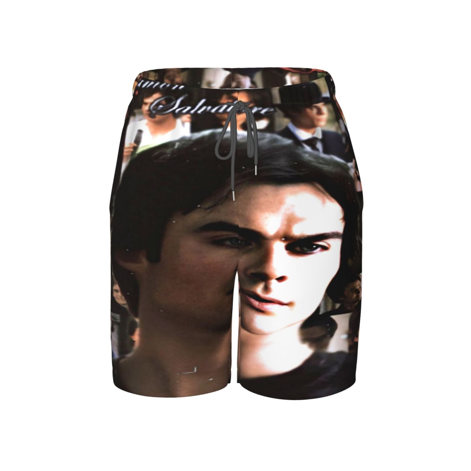 Boys Damon Salvatore Swim Trunks Mesh Liner Swim Shorts Quick Dry ...