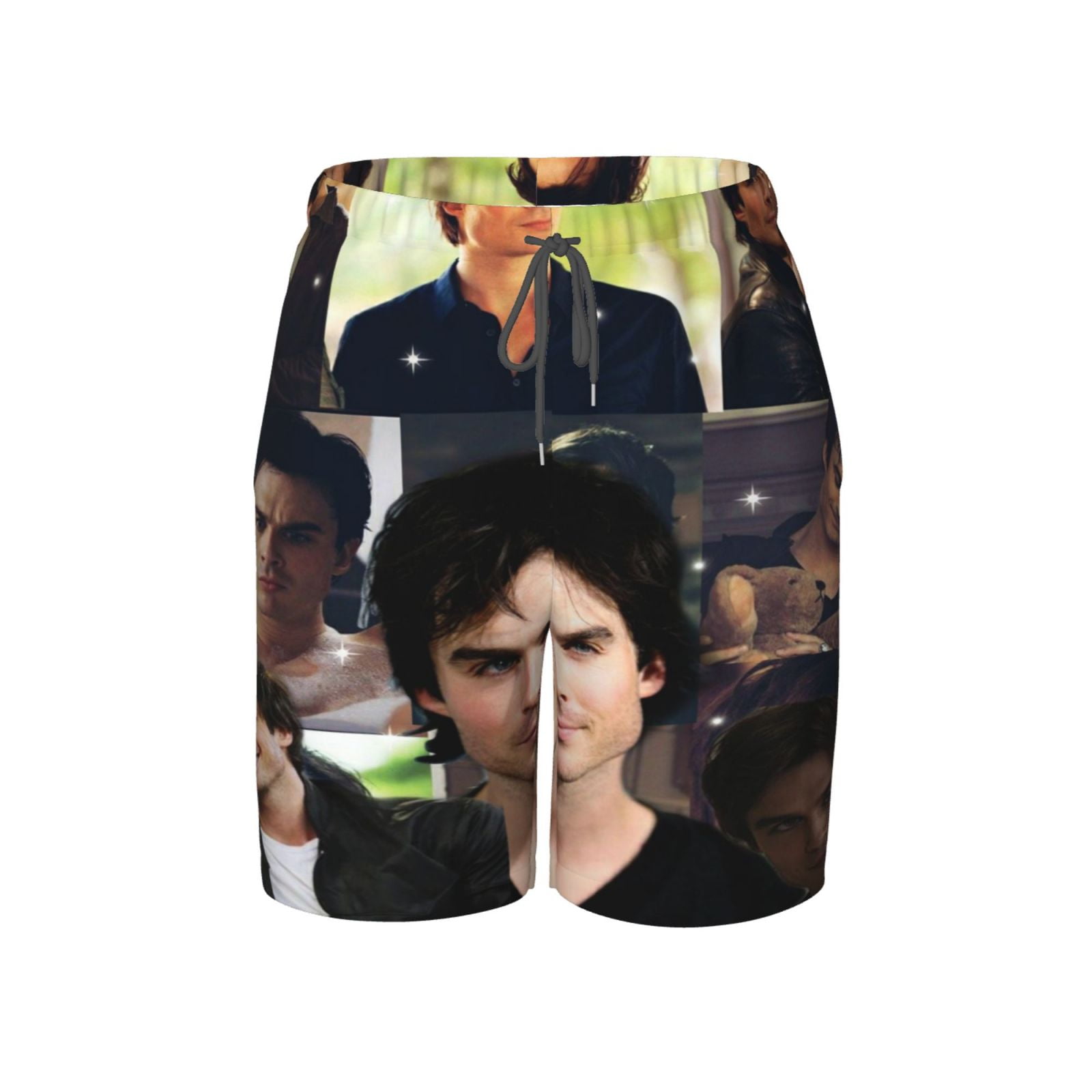 Boys Damon Salvatore Swim Trunks Mesh Liner Swim Shorts Quick Dry ...