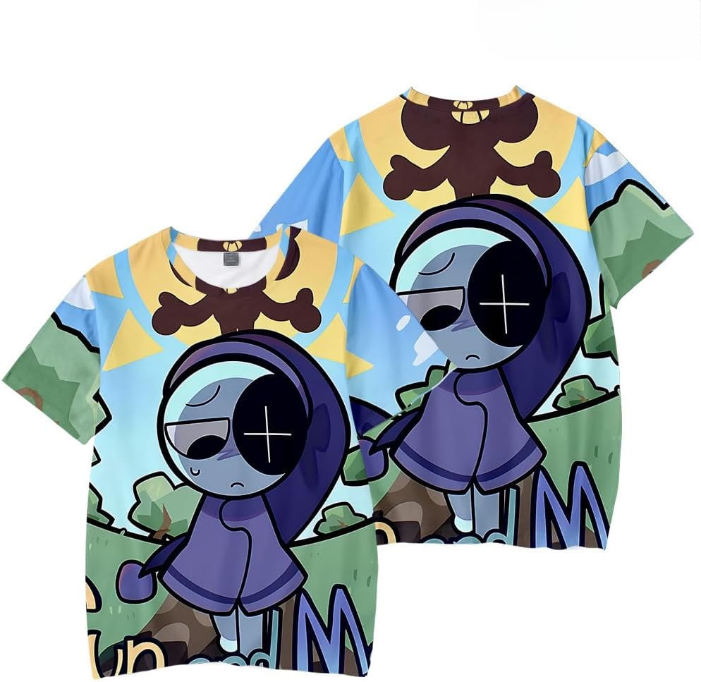 Boys Dandy's World T-Shirt Kids Dandy's World 3D Figure Printed ...