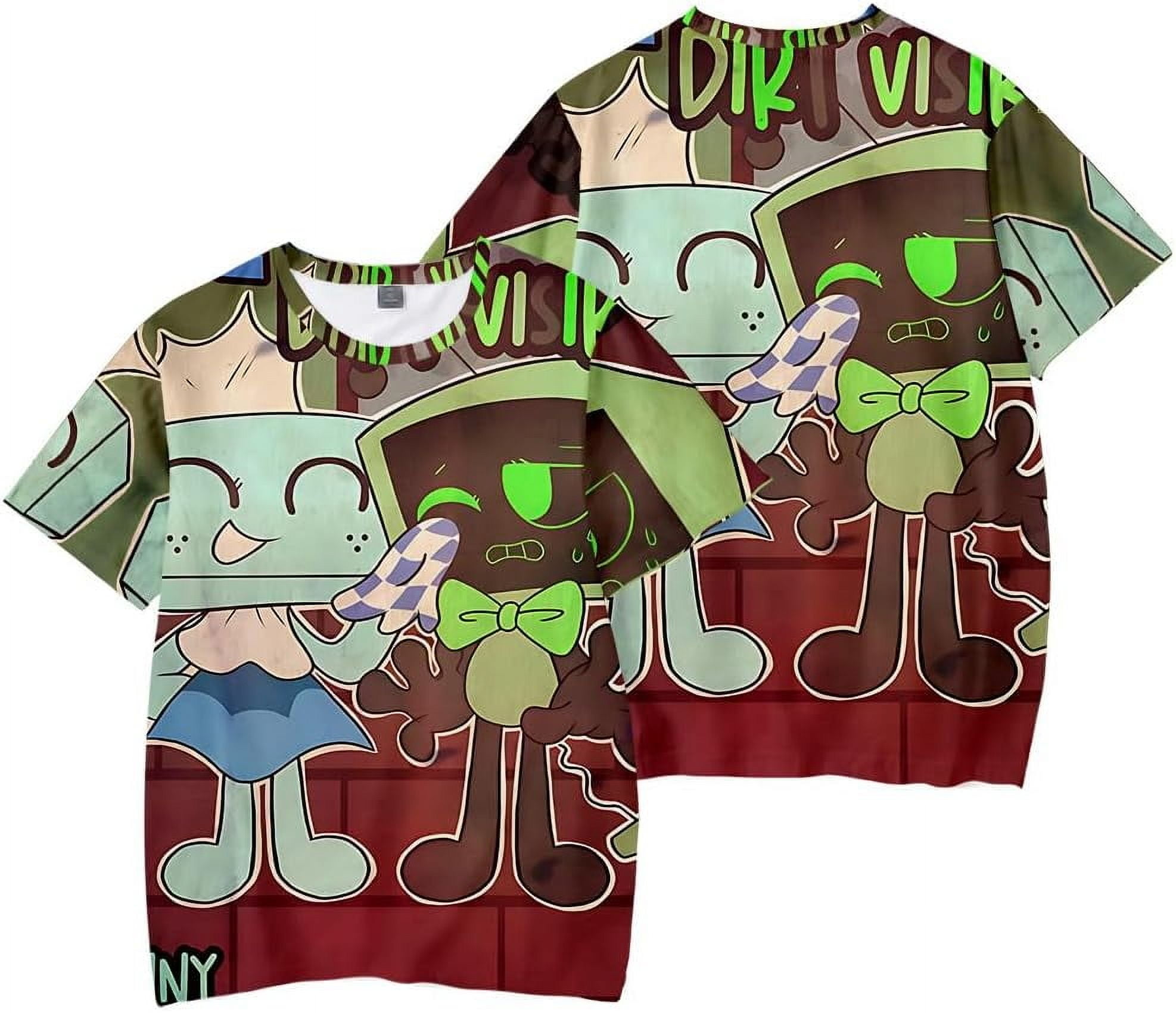Boys Dandy's World T-Shirt Kids Dandy's World 3D Figure Printed ...