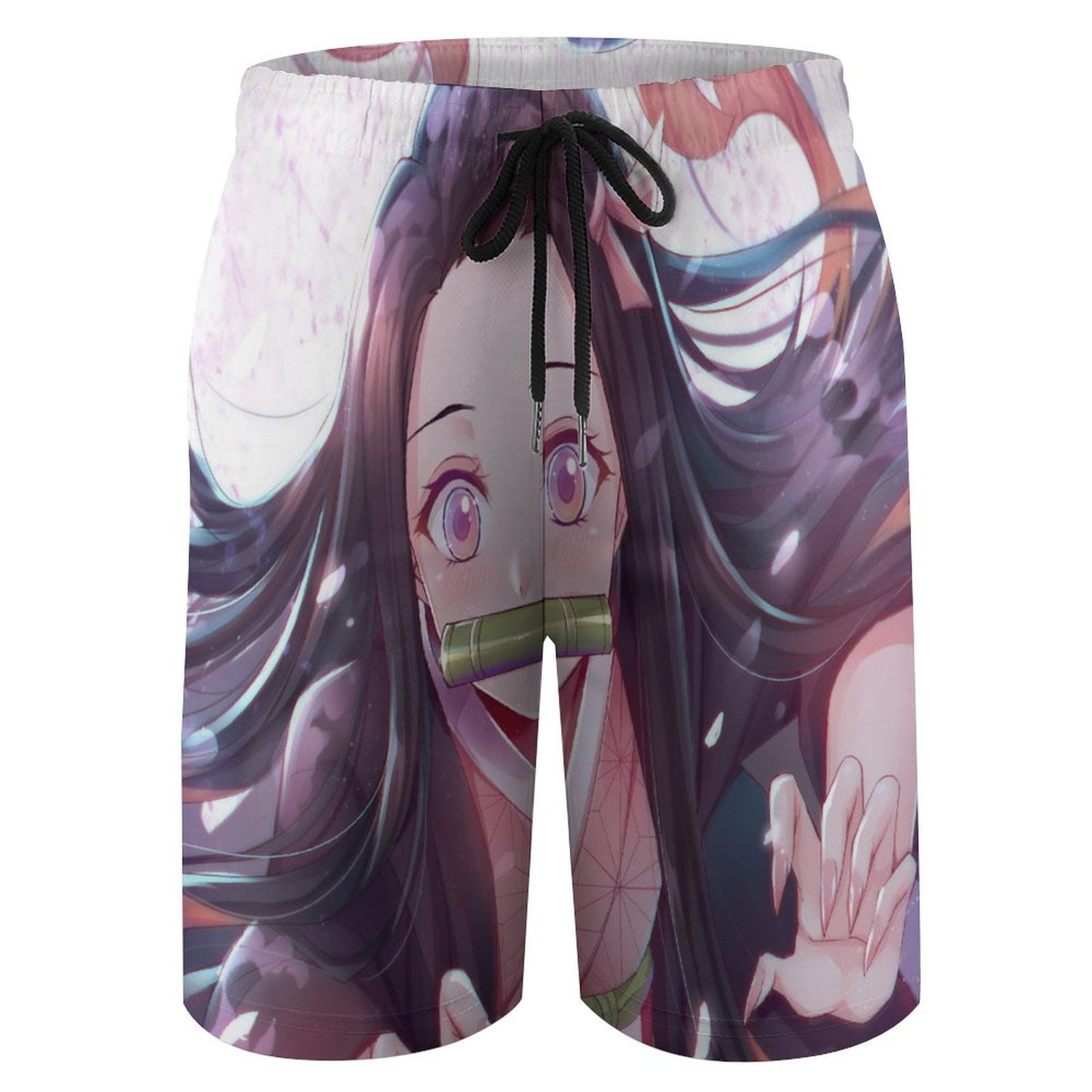 Boys Demon Slayer Nezuko Swim Trunks Shorts Teen Swimming Shorts with ...