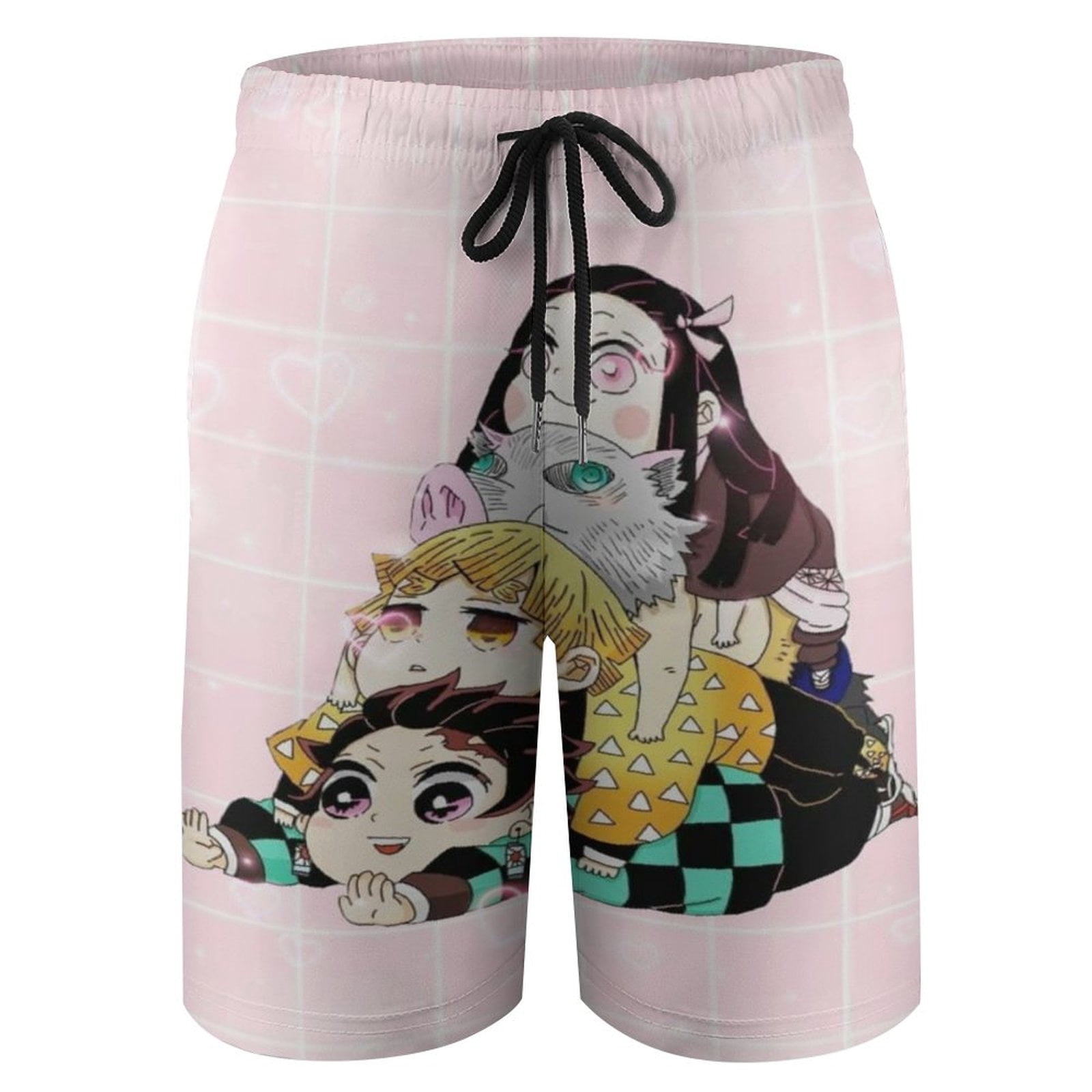 Boys Demon Slayer Swim Trunks Shorts Teen Swimming Shorts with Pocket ...