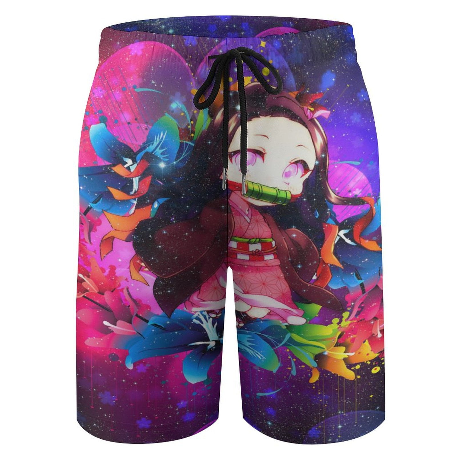 Boys Demon Slayer Swim Trunks Shorts Teen Swimming Shorts with Pocket ...
