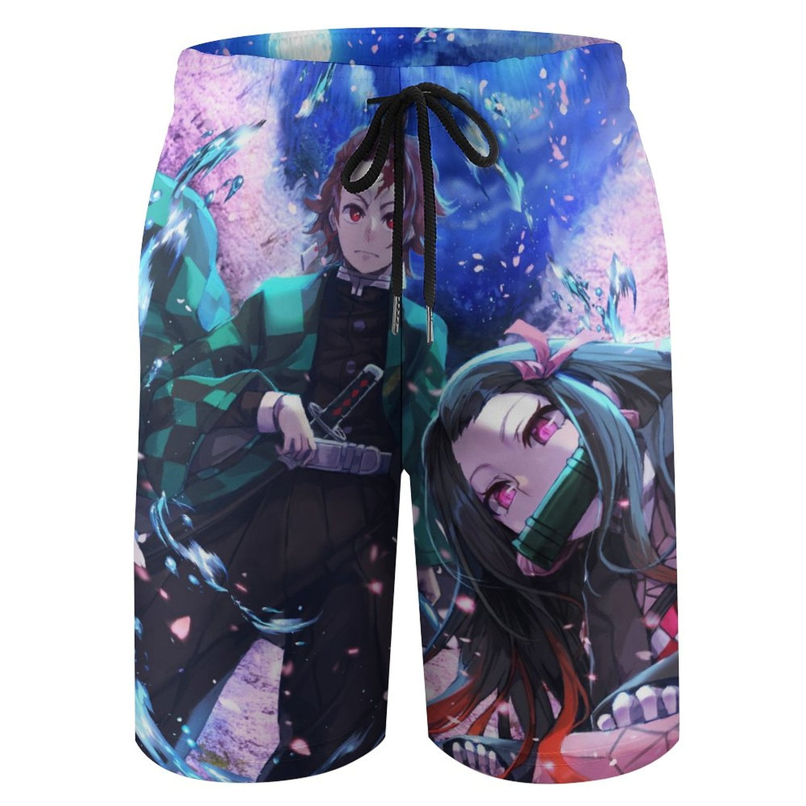 Boys Demon Slayer Swim Trunks Shorts Teen Swimming Shorts with Pocket ...