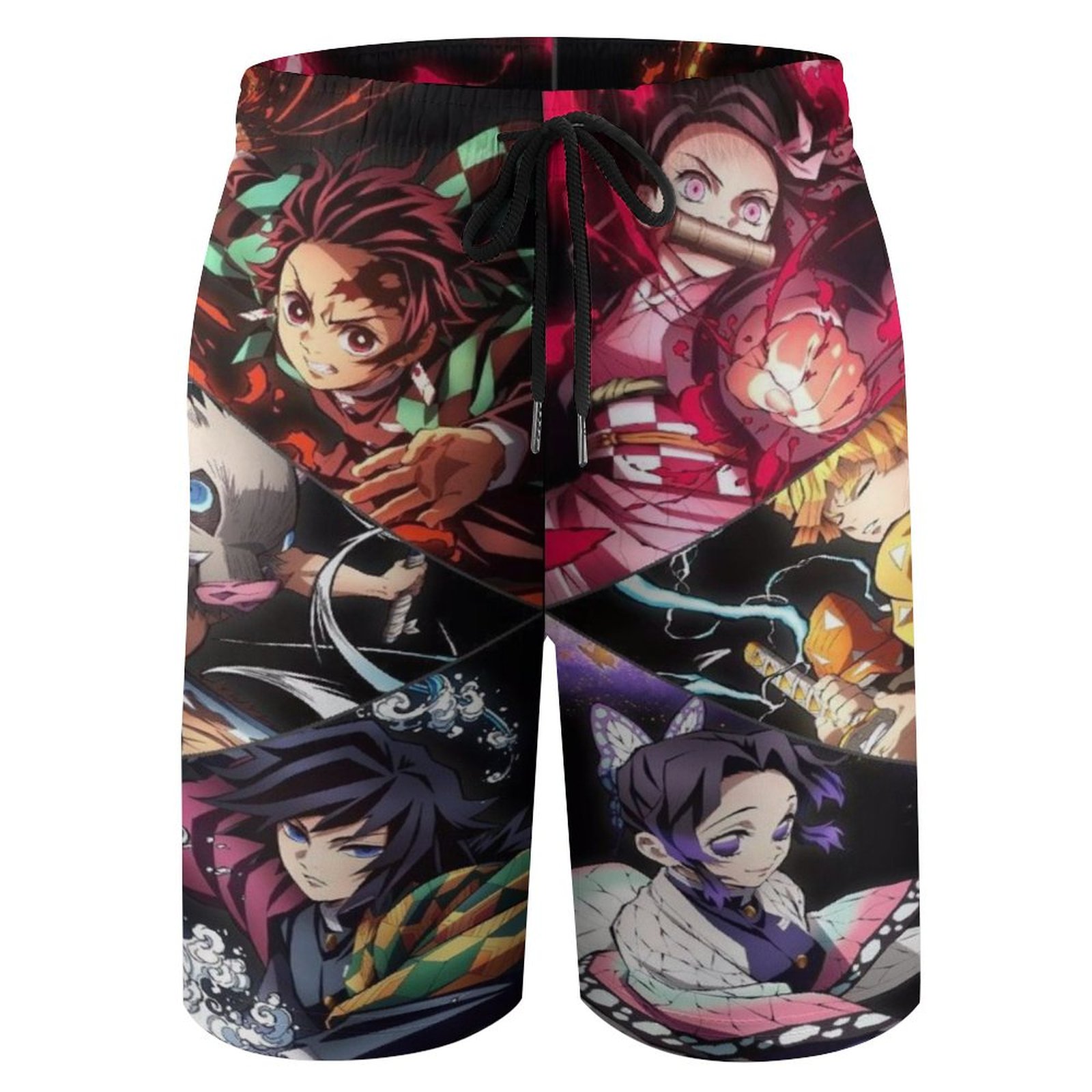Boys Demon Slayer Swim Trunks Shorts Teen Swimming Shorts with Pocket ...