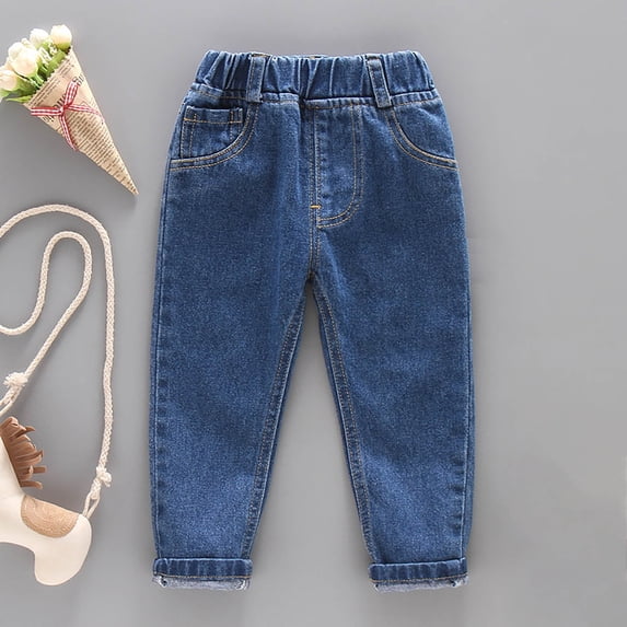 Boys Denim Pants Fall Casual Long Jeans Toddler Kids Youth Everyday ...