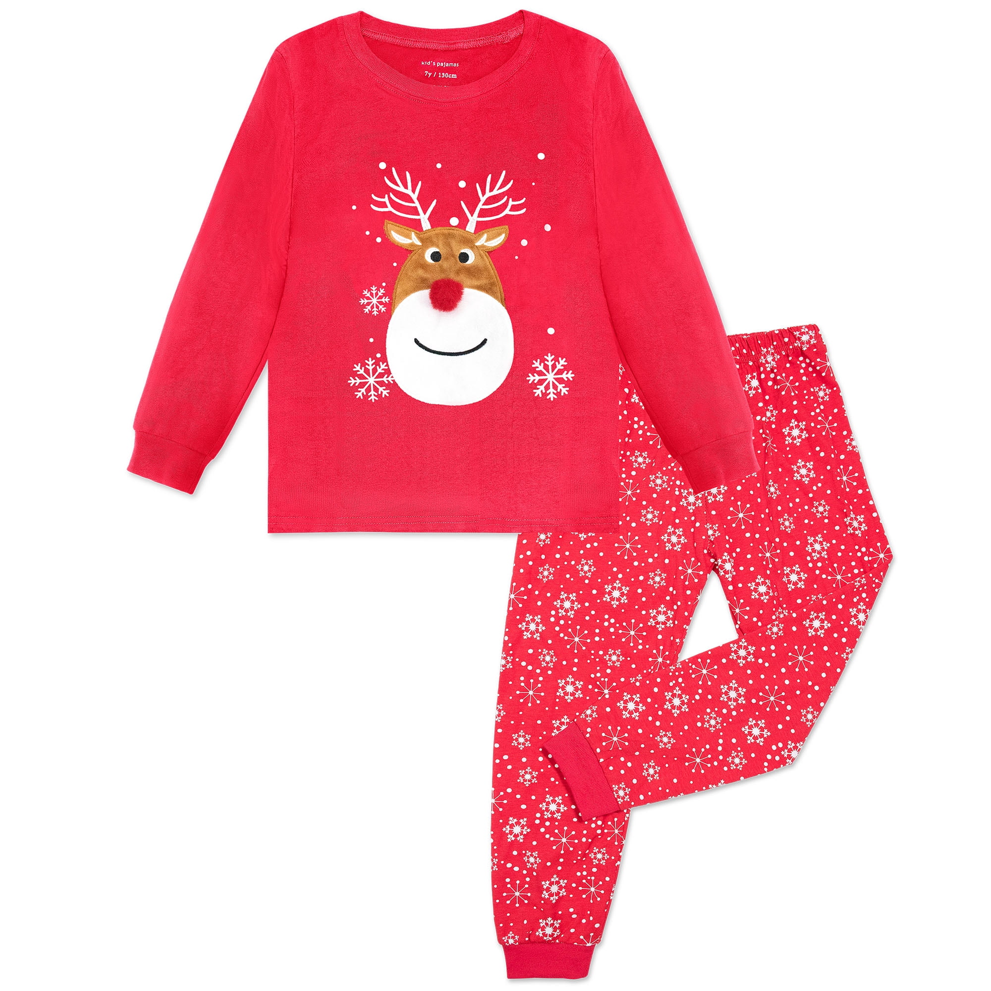 Boys Dinosaur Christmas Pajamas Toddler Kids Sleepwear Boys Girls Santa ...