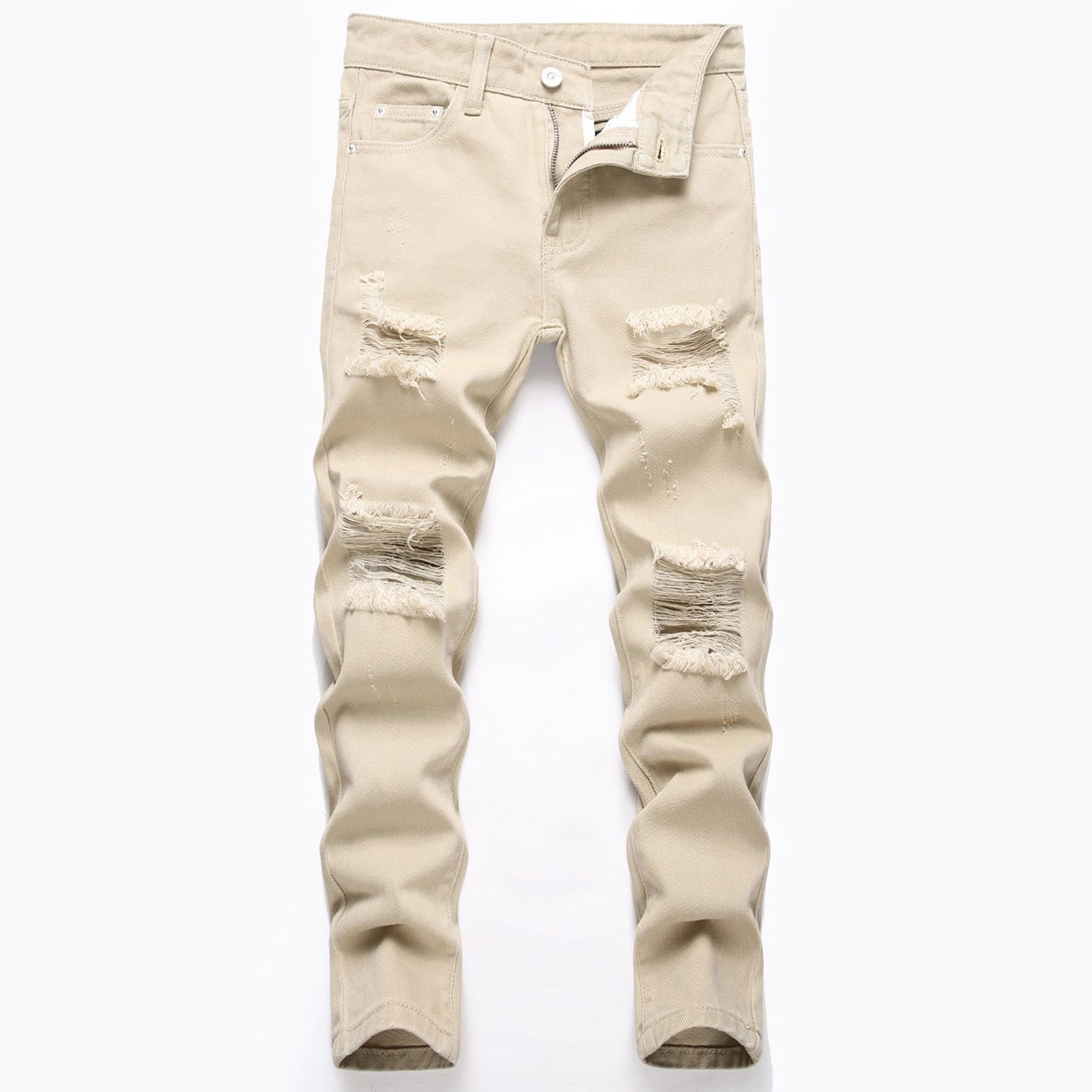 Boys Distressed Jeans High Street Fashion Casual Long Pants for Kids ...