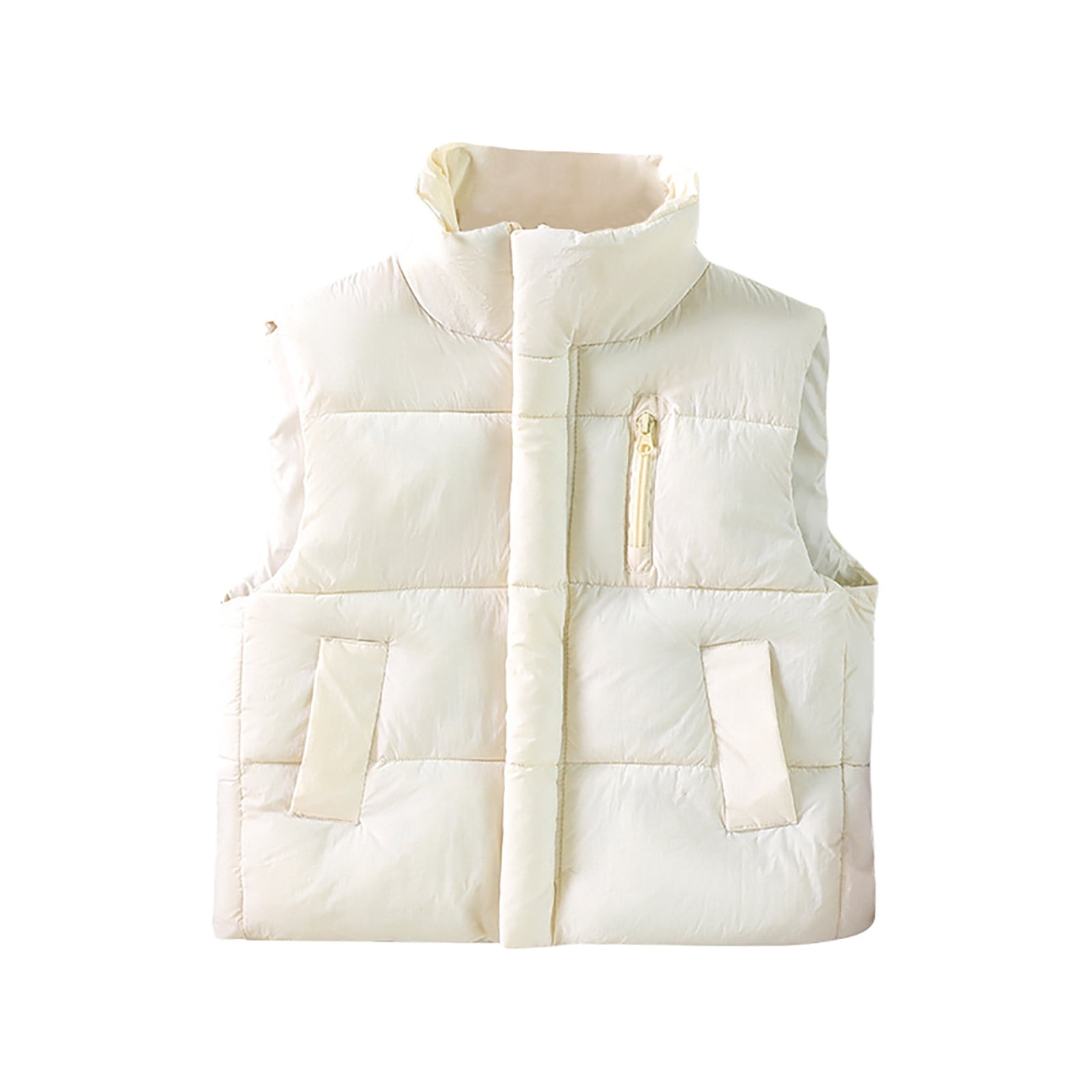 Boys Down Boys Down Vest Jacket with Stand Collar for Kids Winter Warm ...