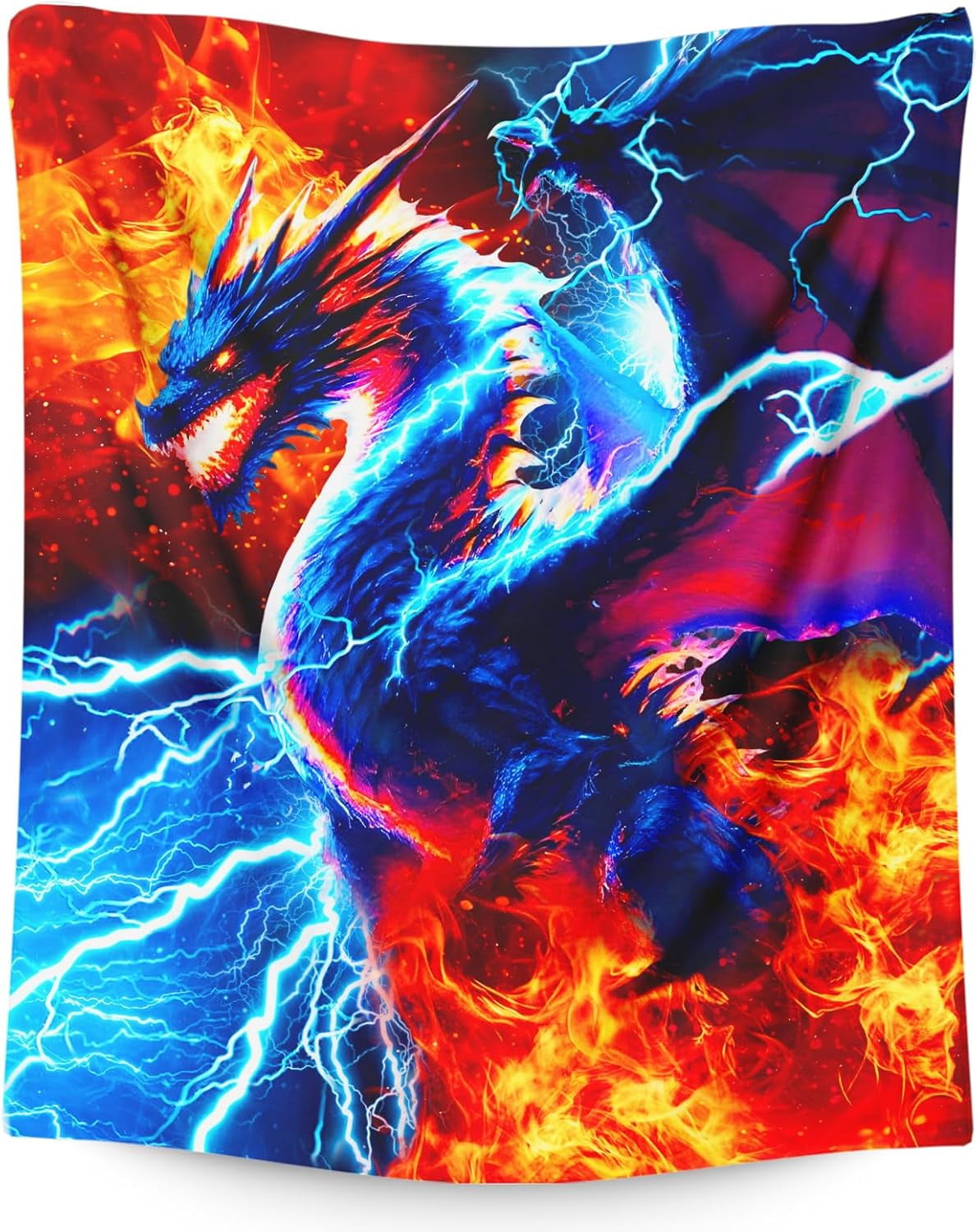 Boys Dragon Blankets Gift Throw Blankets for Kids Teens - 40x50 Inches ...