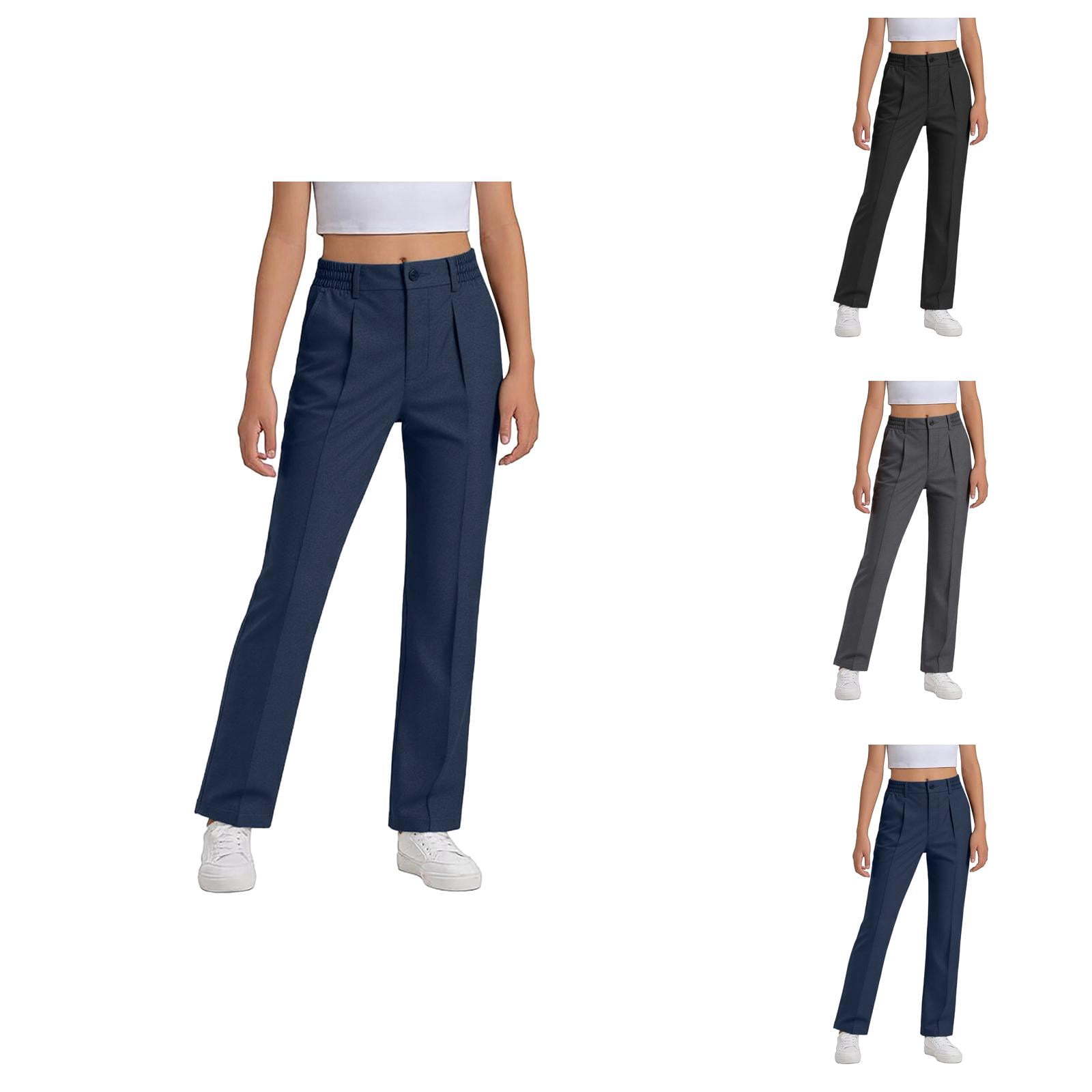 Boys Dress Pants for School Formal Occasions Classic Fit Tailored ...