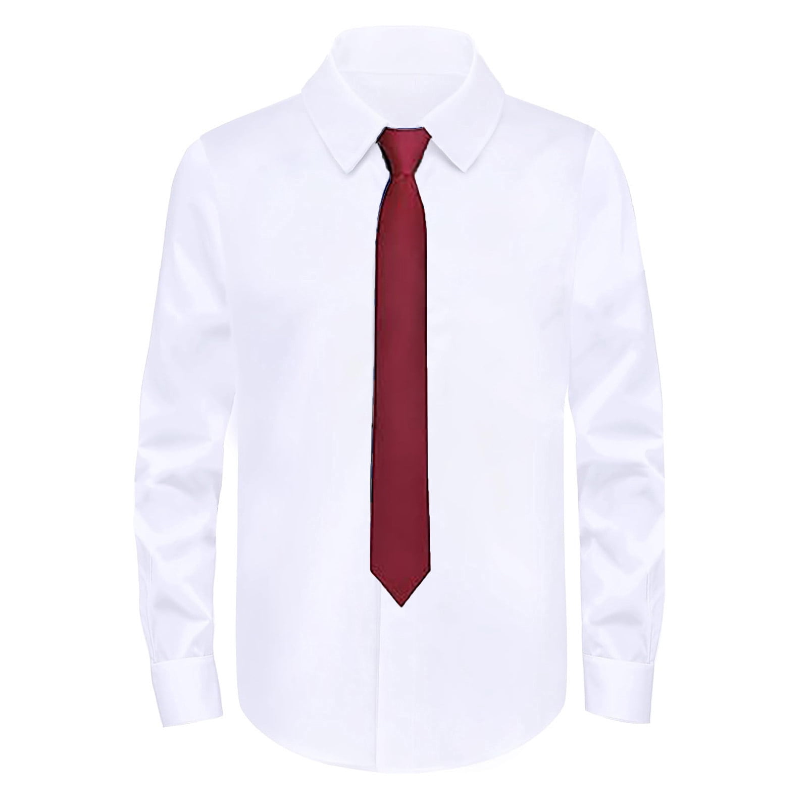 Boys Dress Shirt Teen White Uniform Shirts for Boys Boys Button Down ...