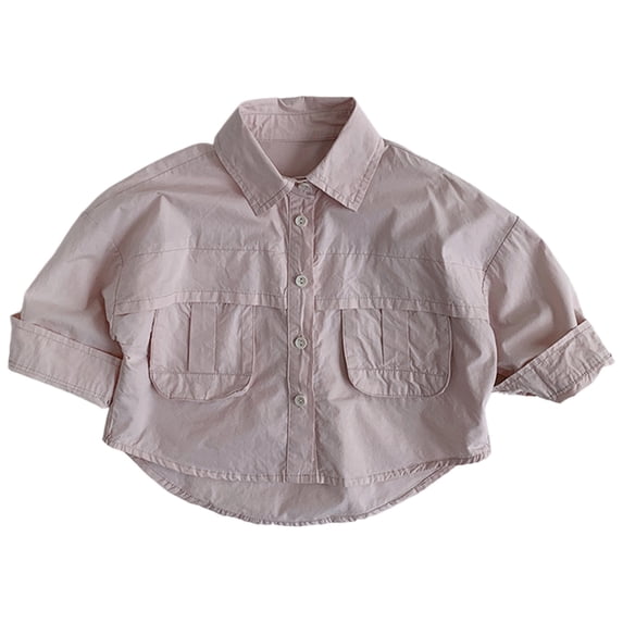 Boys Dress Shirt Toddler Boys Light Pink Long Sleeve Shirt Button Up ...