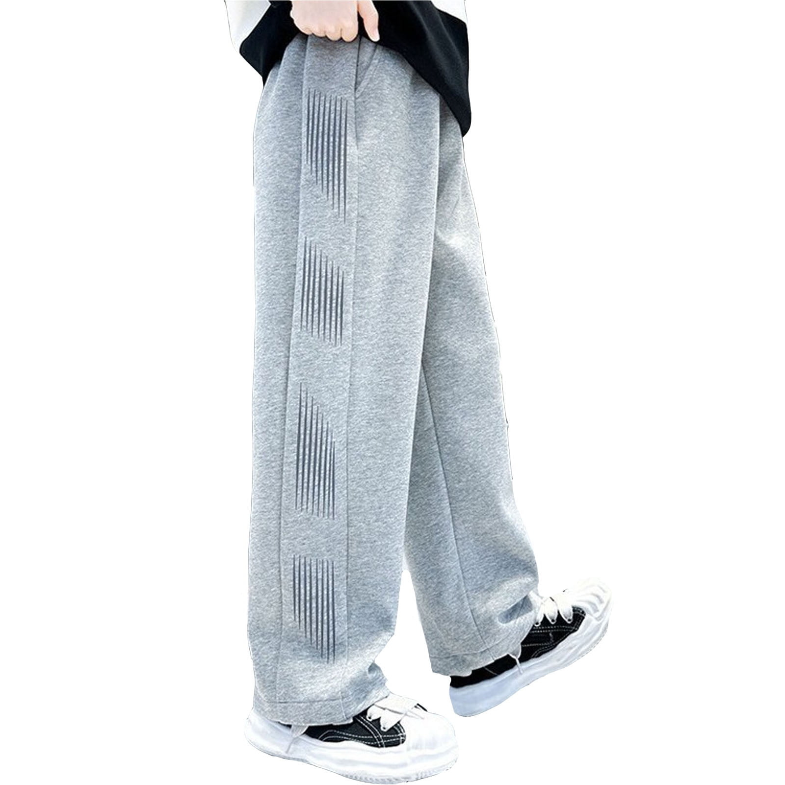 Boys Elastic Waistband Casual Sweatpants Active Joggers for Daily Wear ...