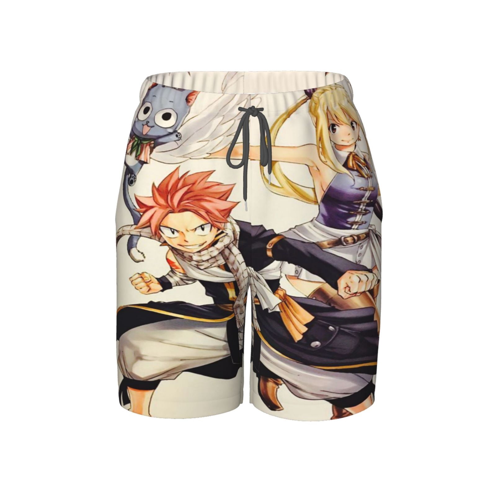 Boys Fairy Tail Swim Trunks With Mesh Liner Kids Cartoon Quick Dry Swim ...