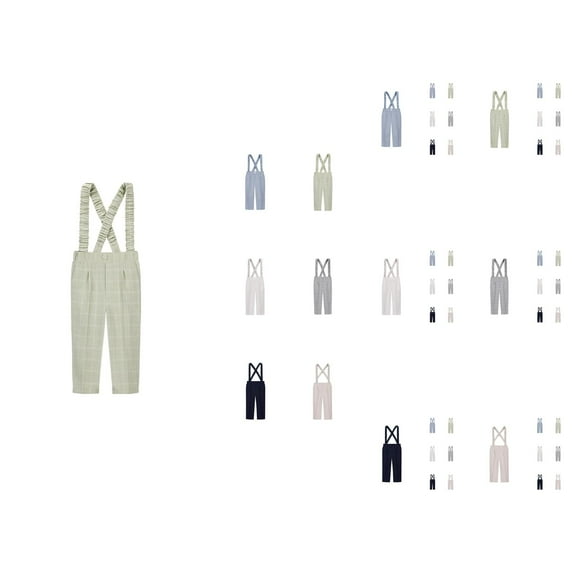 Boys Fashion Boys Pants Classic School Trousers Solid Color Long Pants ...