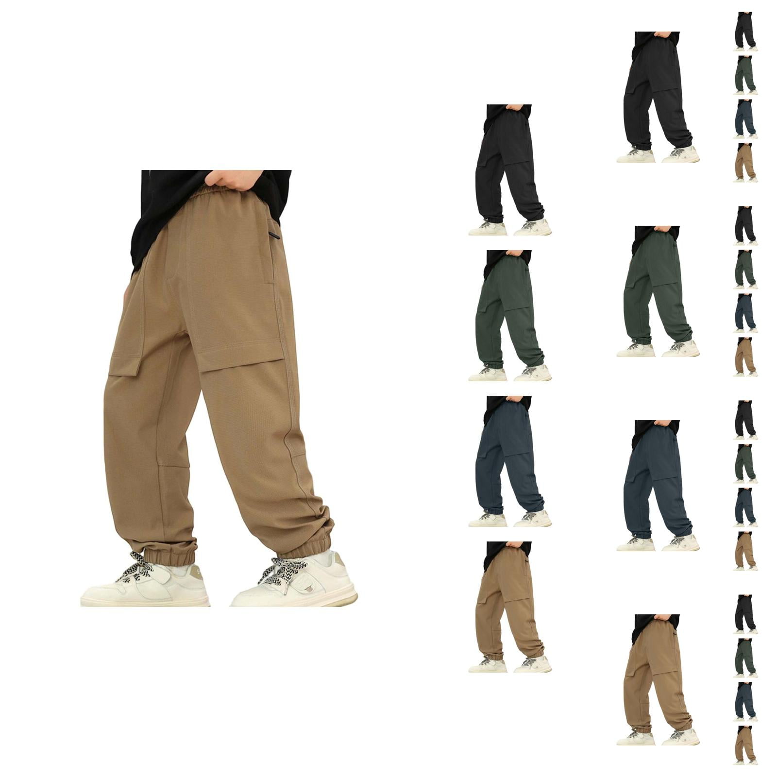 Boys Fashion Boys Pants Outdoor Hiking Adventure Trousers Windproof ...