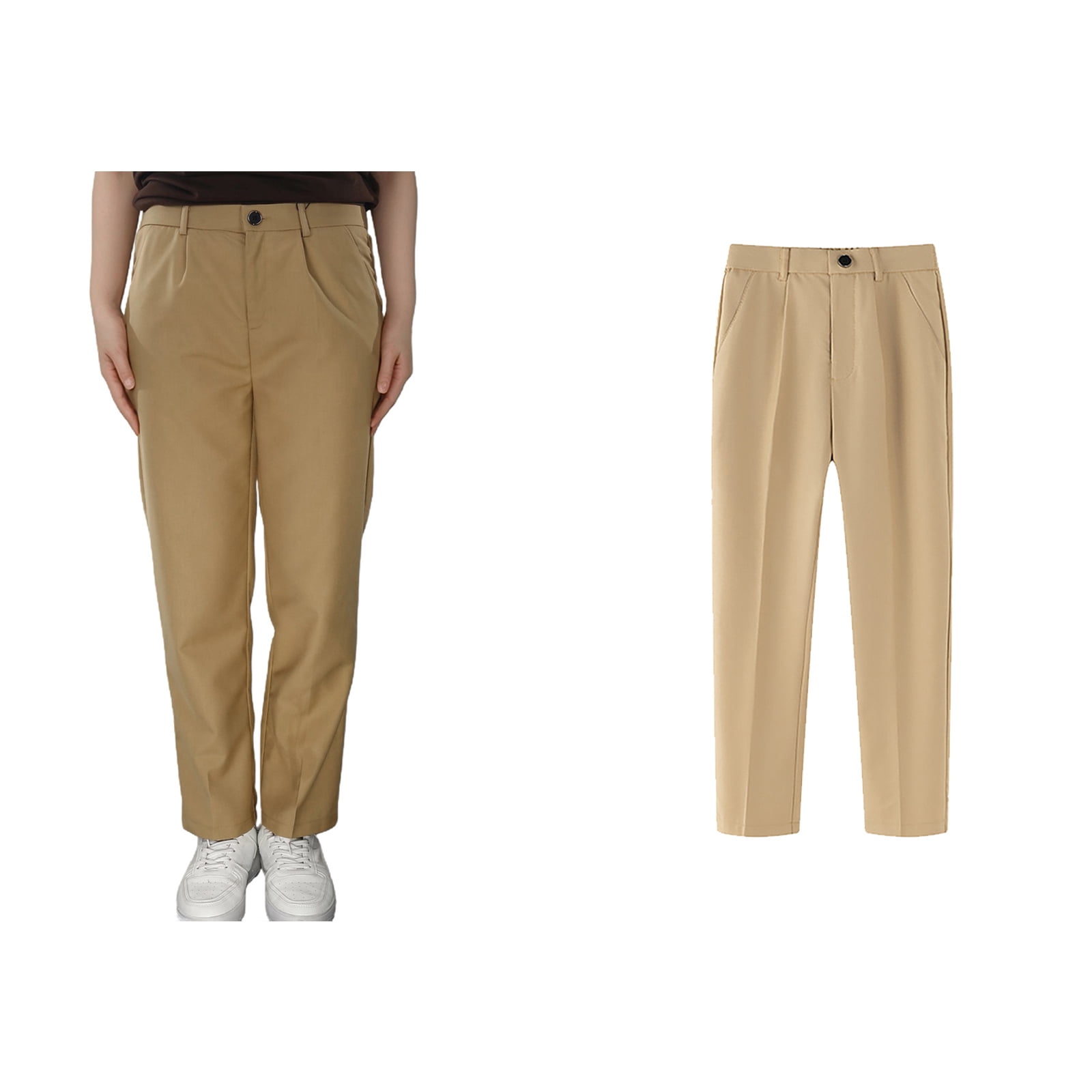 Boys' Fashion Khaki Pants Stretch Pants Kids Uniform Boys Slacks Size ...