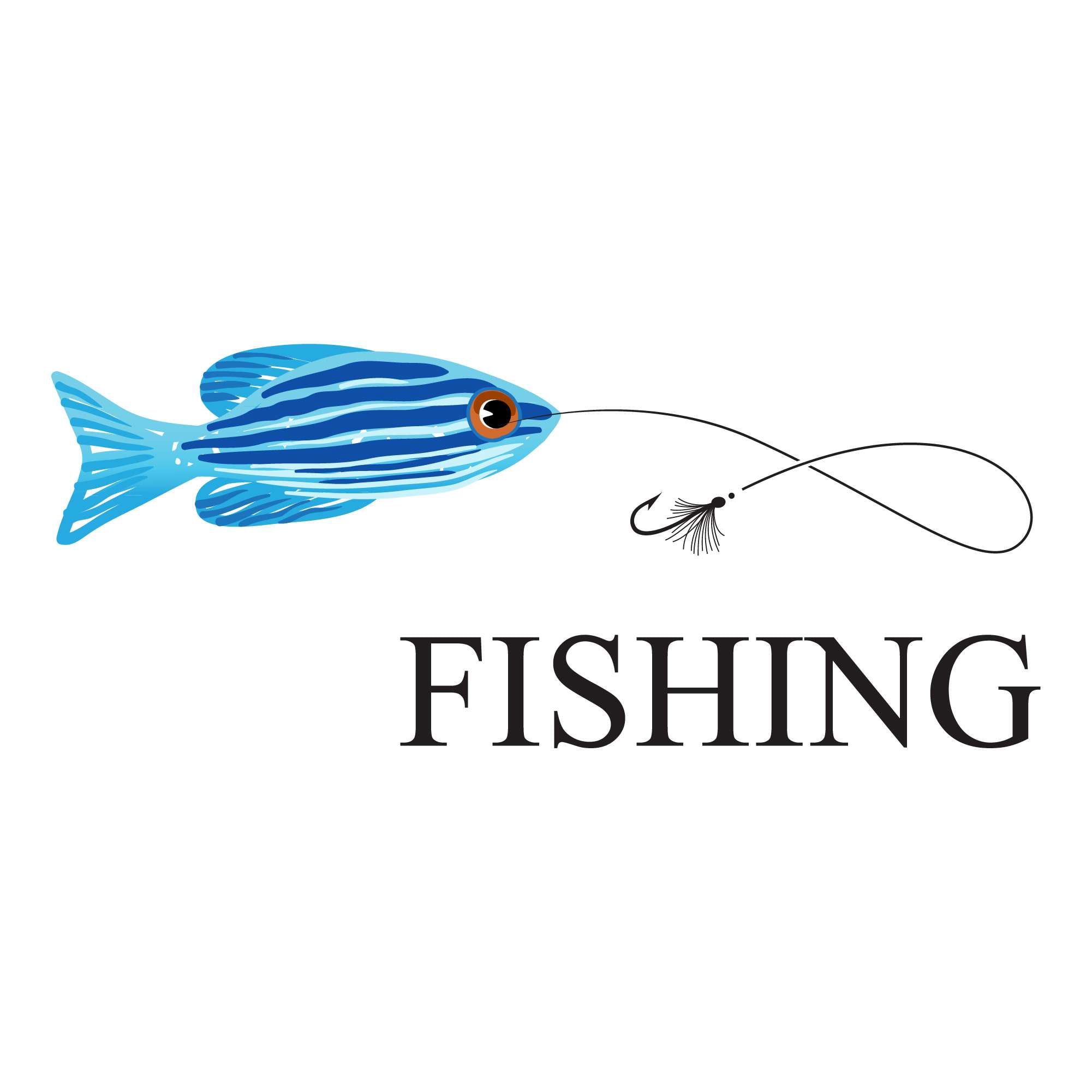 Boys Fishing Cute Sports Wall Decal Decoration Fishing Sports Vinyl ...