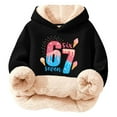 Boys' -Lined Hoodie, Soft Warm Winter Pullover with Full-Print Design ...