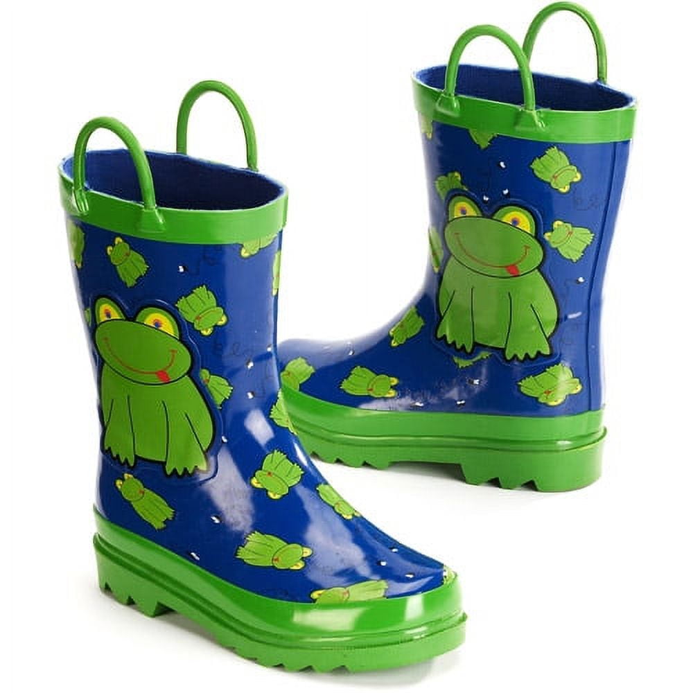 Boys' Frog Rain Boots - Walmart.com