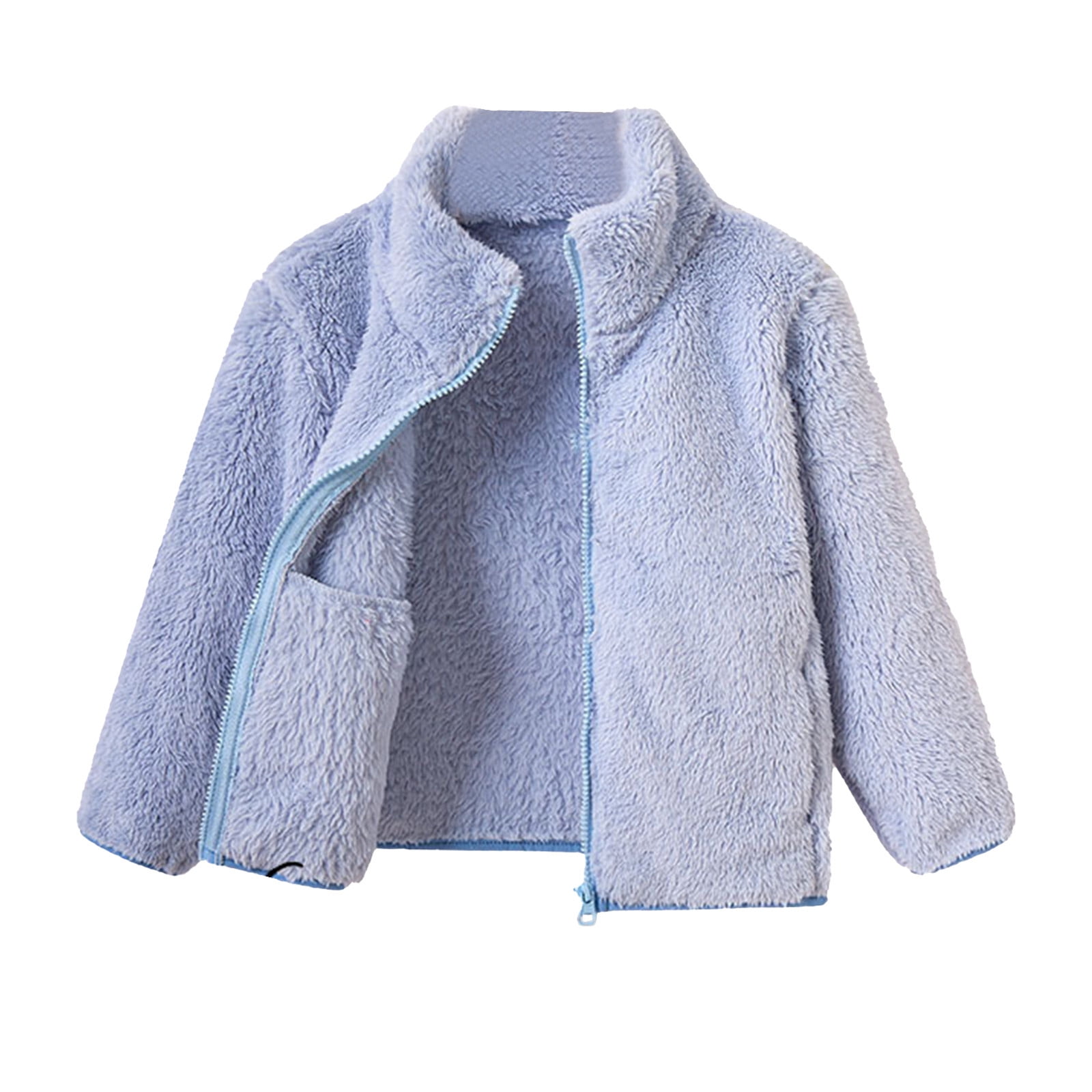 Boys Full Zip Jacket Warm Soft Outerwear for Toddlers Kids Winter ...