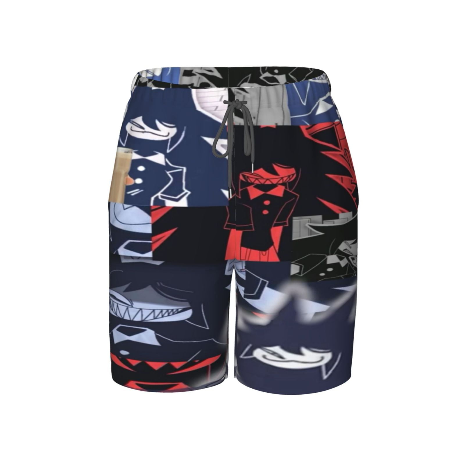 Boys Fundamental Paper Education Swim Trunks Mesh Liner Swim Shorts ...