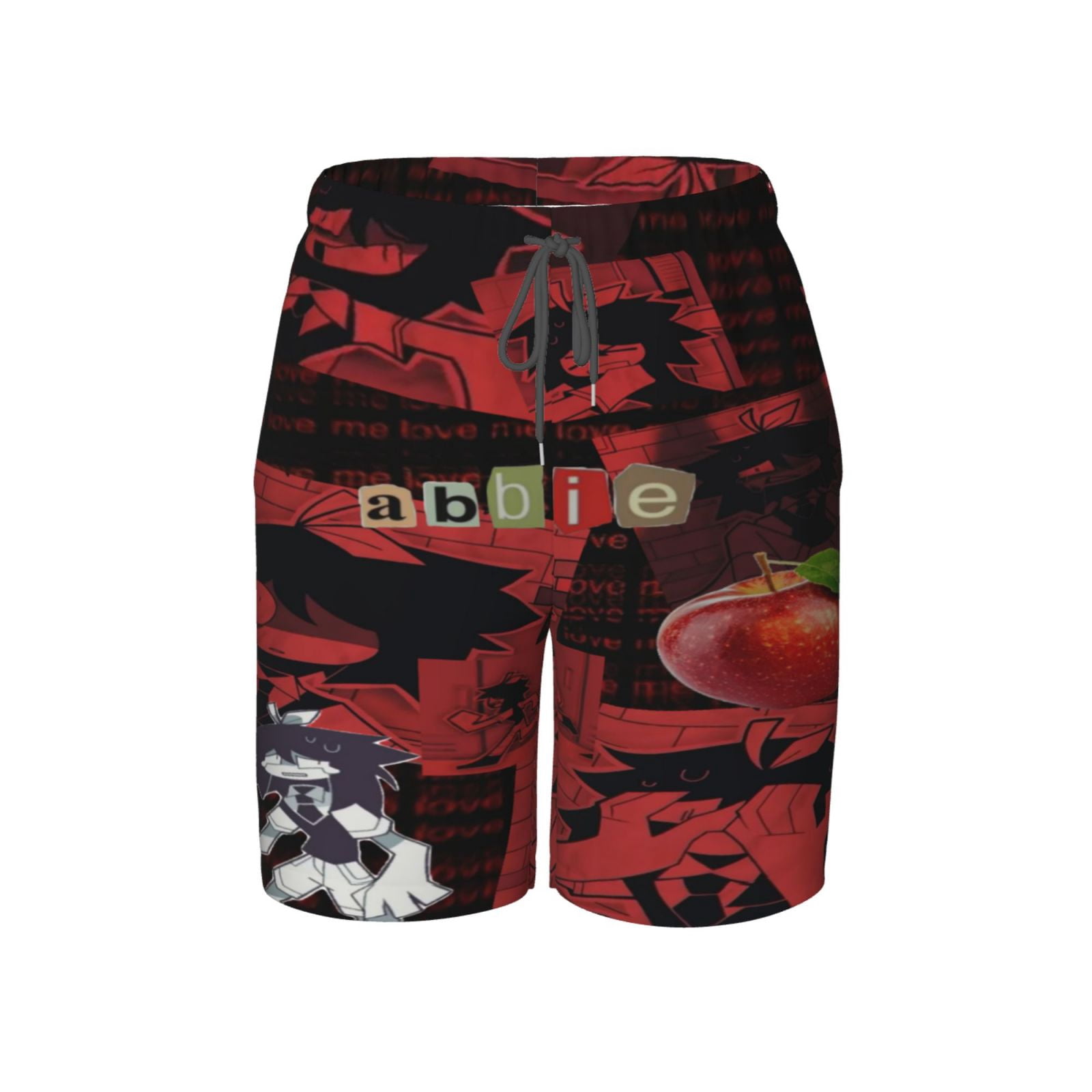 Boys Fundamental Paper Education Swim Trunks Mesh Liner Swim Shorts ...