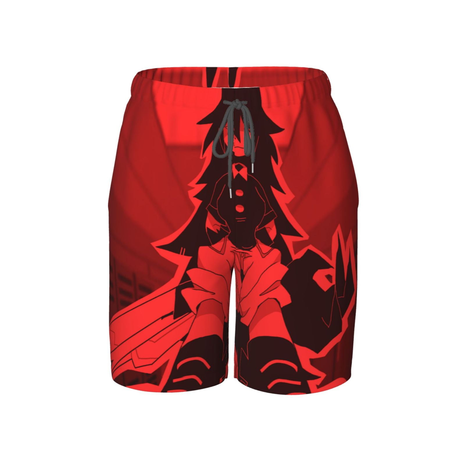 Boys Fundamental Paper Education Swim Trunks Mesh Liner Swim Shorts ...