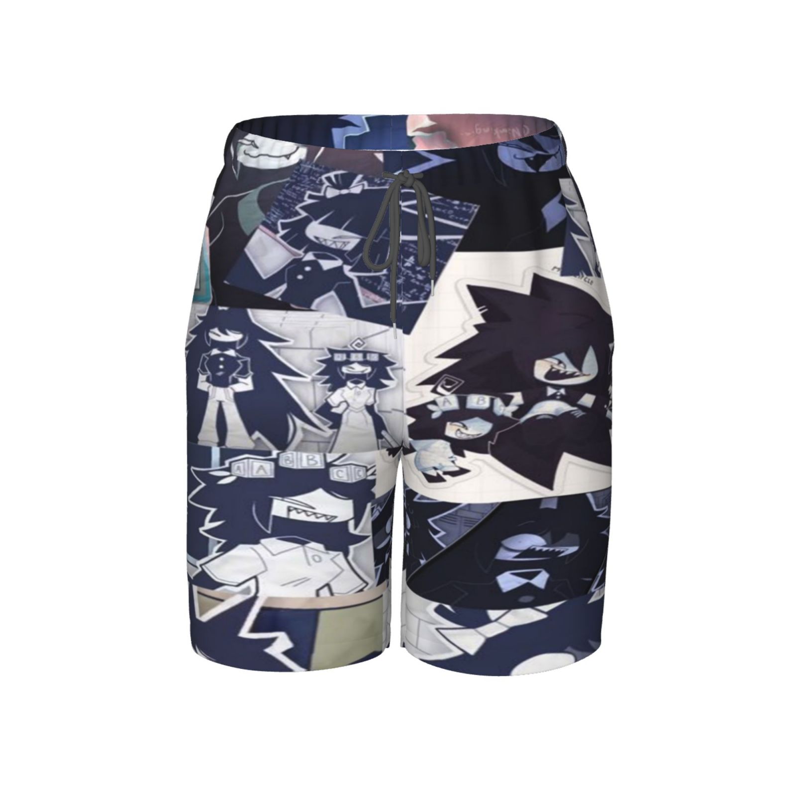 Boys Fundamental Paper Education Swim Trunks Mesh Liner Swim Shorts ...