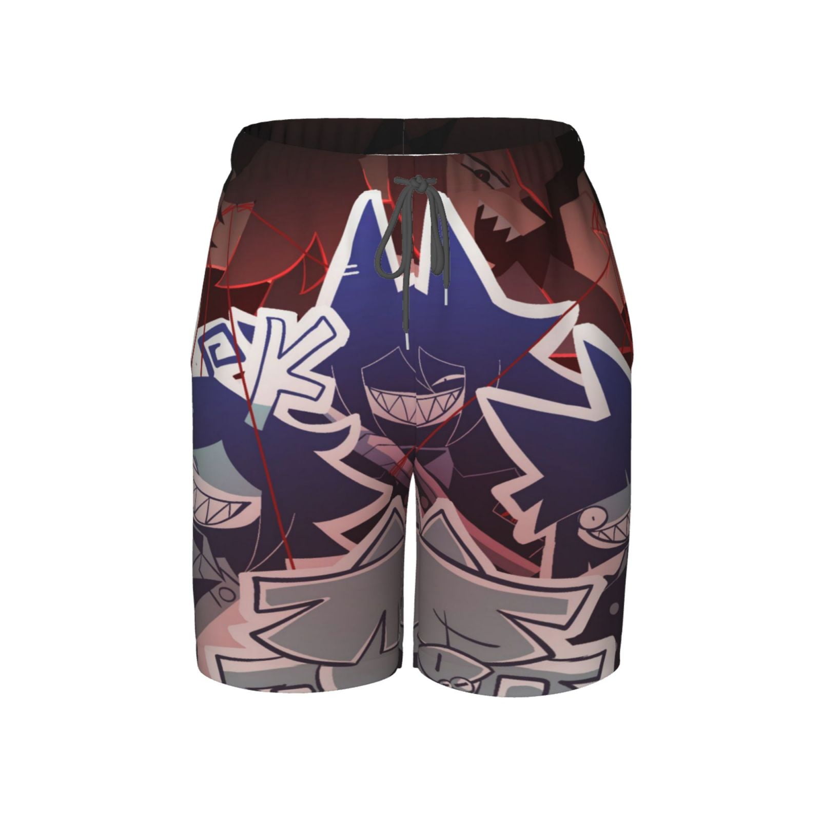Boys Fundamental Paper Education Swim Trunks Mesh Liner Swim Shorts ...