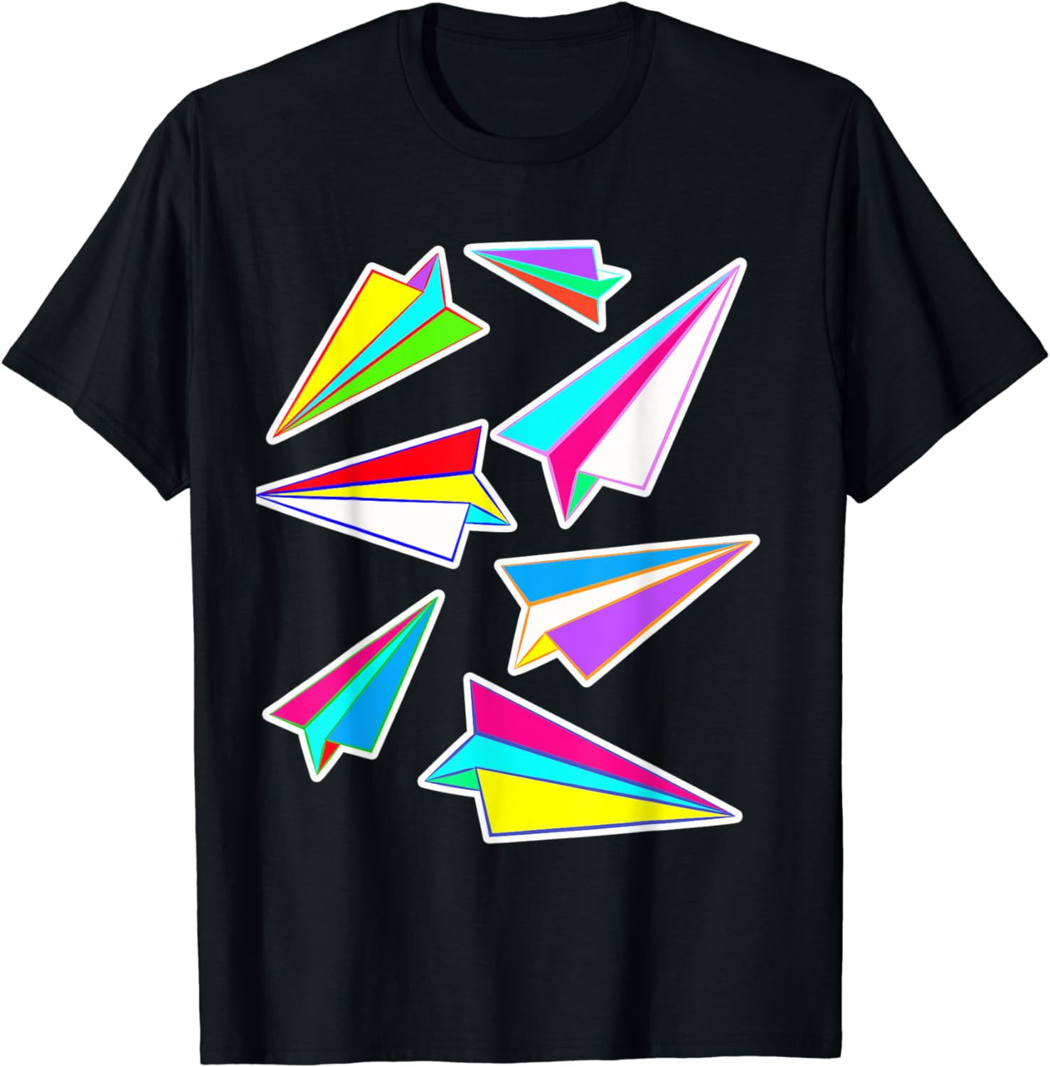 Boys Funny Paper Airplane Pilot Origami Tee Shirt - Walmart.com