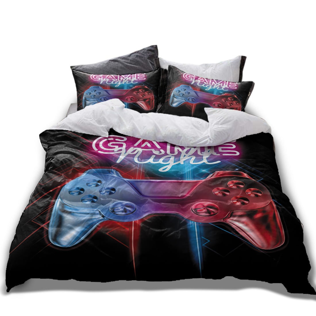 Boys Gamepad Comforter Cover(No Comforter),Play Gamer Bedding Set Kids ...