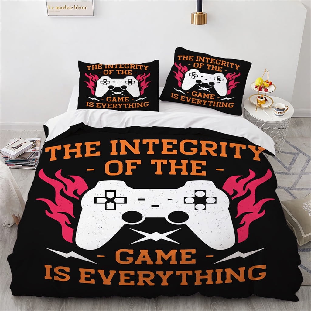 Boys Games Comforter Cover Set Video Game Gaming Duvet Cover Kids Gamer ...