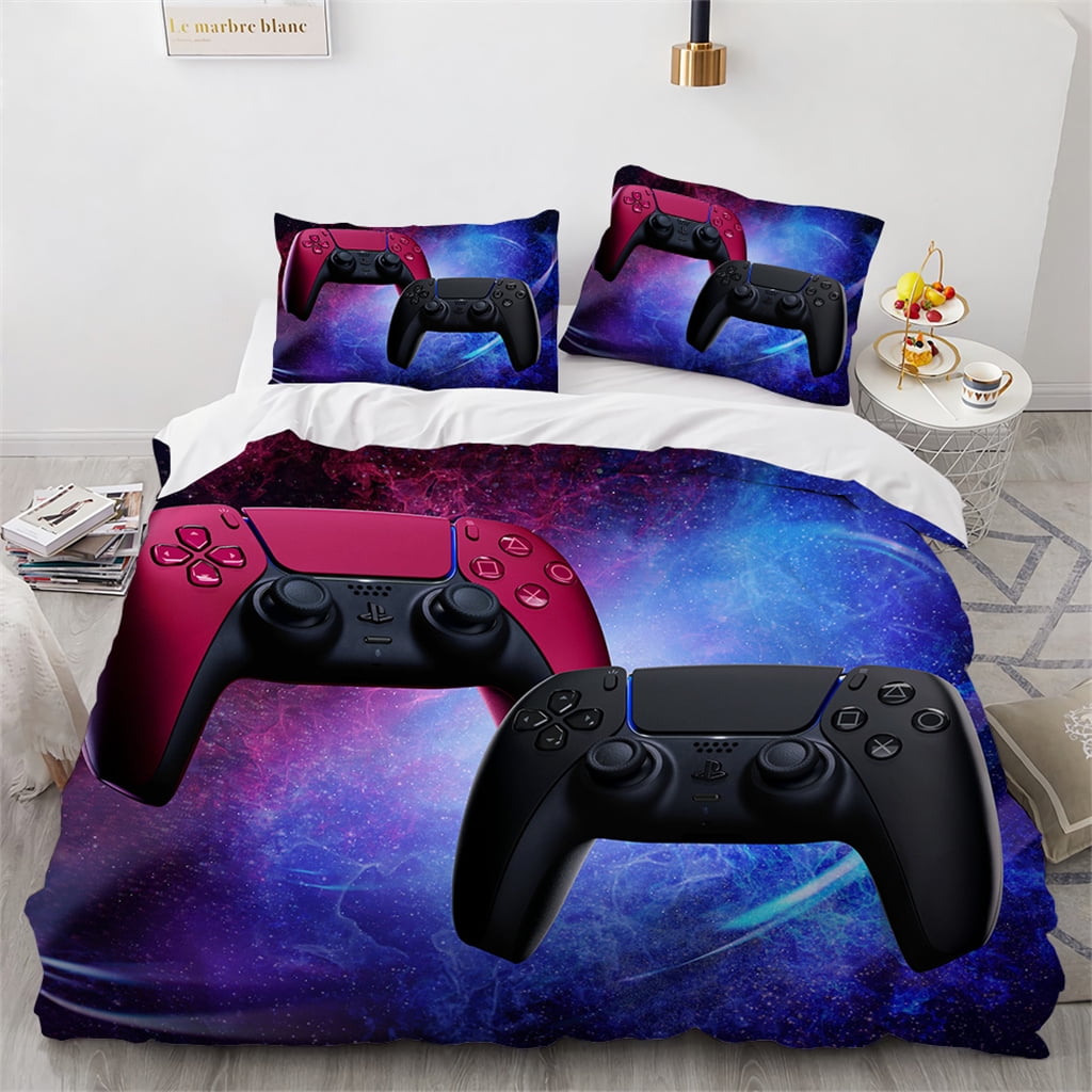 Boys Games Comforter Cover Set Video Game Gaming Duvet Cover Kids Gamer ...