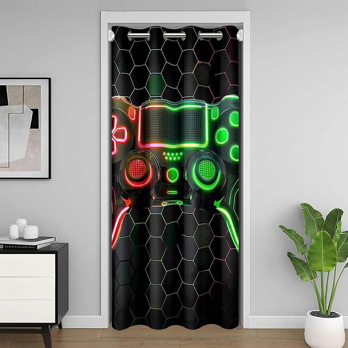Boys Gaming Door Drape for Girls Kids Teens,Gamer Room Decor Room ...