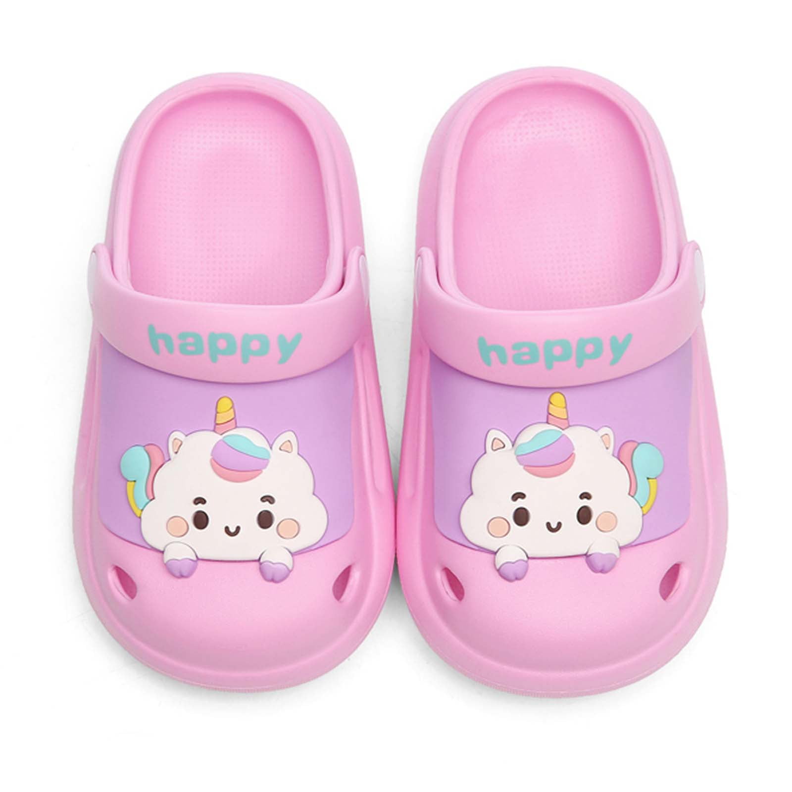 Boys Garden Clogs Girls Cute Animal Cartoon Home Slippers Lightweight ...