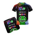 Boys Garden Monster Animal Banban Rash Guard Set 2 Piece Swimsuits ...